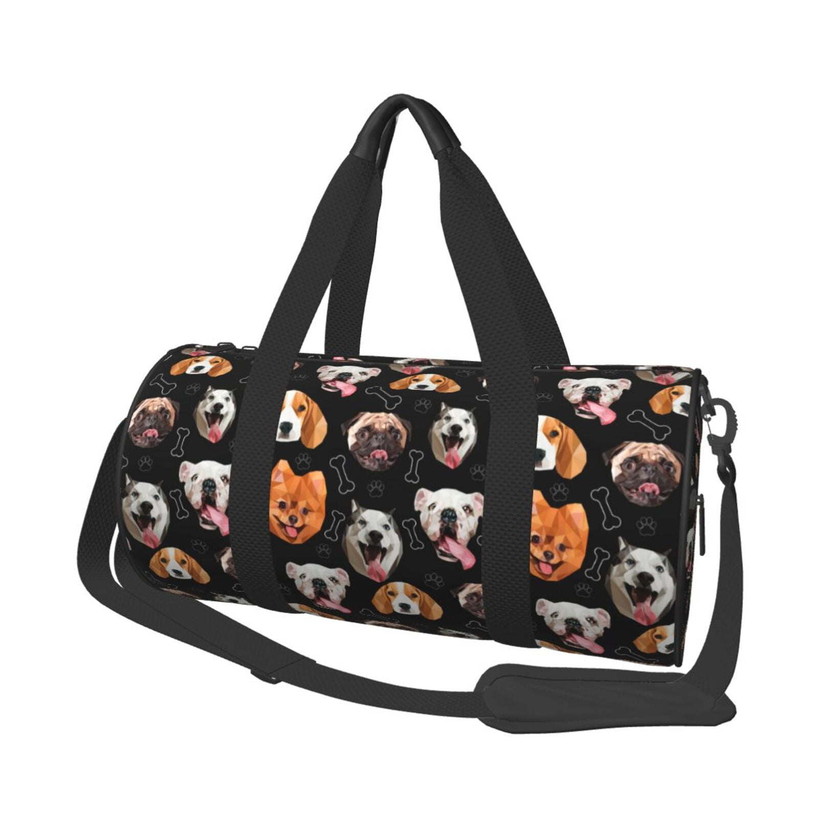 Horeoi Different Breeds Of Dogs Print Foldable Travel Duffle Bag with ...