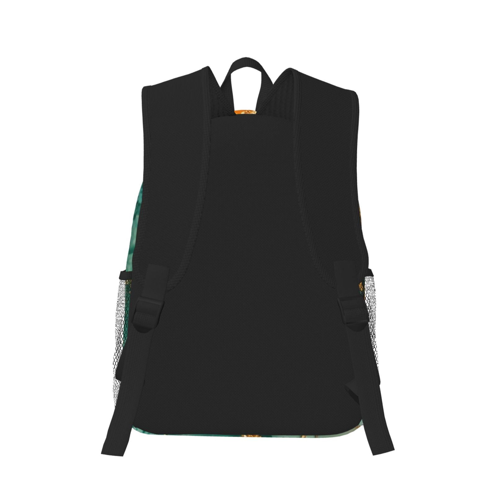 Horeoi Emerald Color Gold Marble Print Casual Backpack for School Work ...