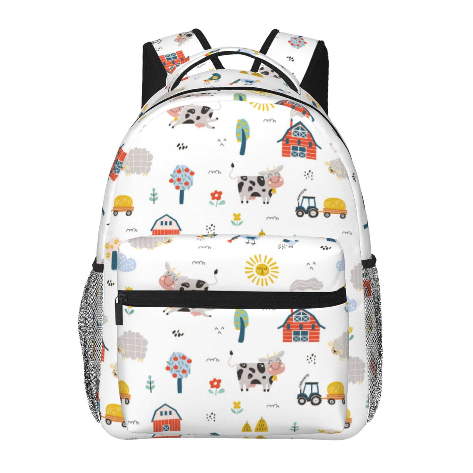 Horeoi Farm Animals Print Eco-Friendly Lightweight Student Backpack for ...
