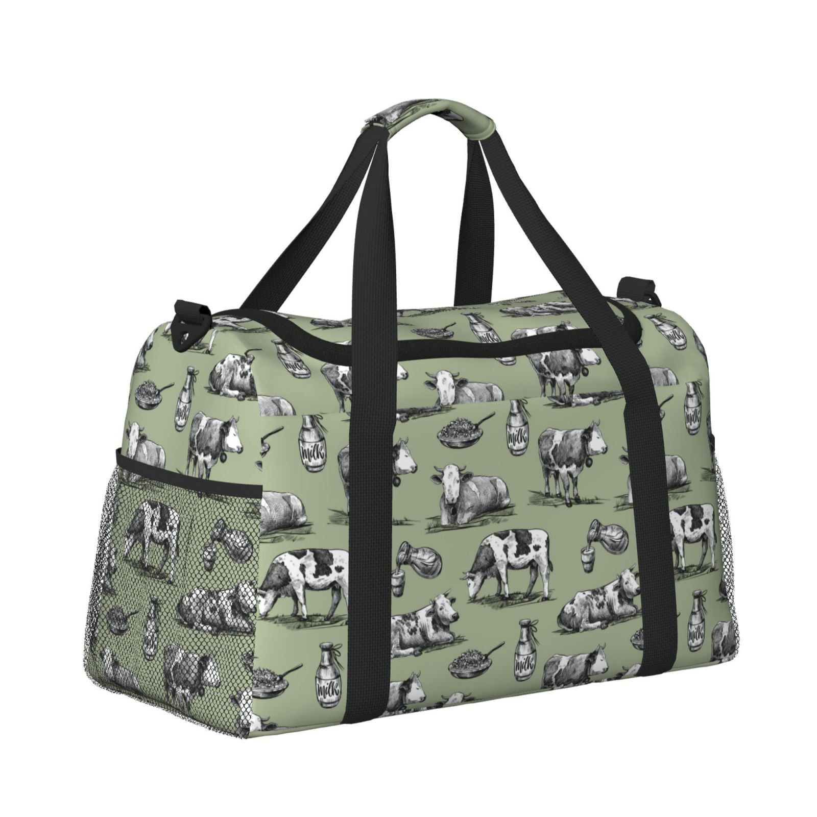 Horeoi Farm Cows for Travel Duffle Bag with Adjustable Strap - Large ...