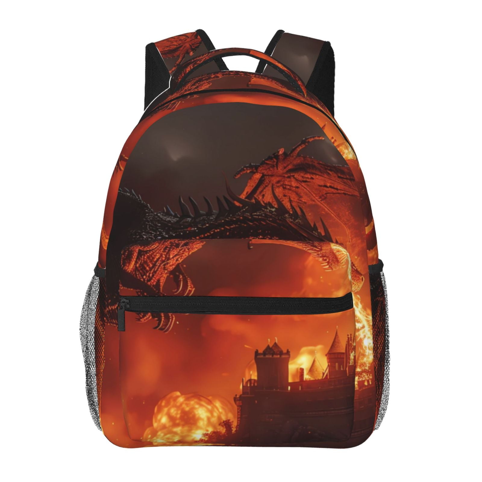 Horeoi Fiery Dragons Castle Attack Print Eco-Friendly Lightweight ...