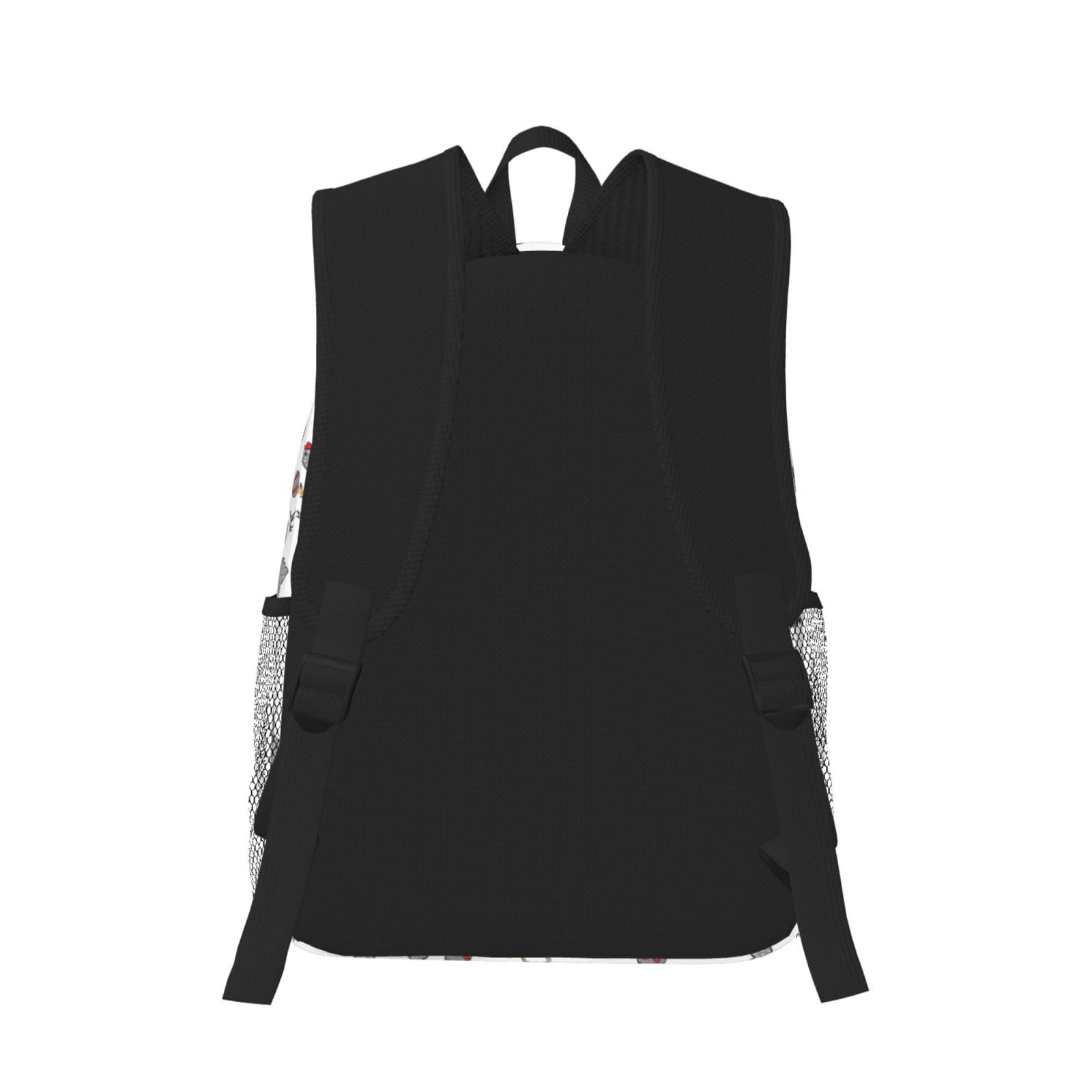 Horeoi Funny Chicken Print Casual Backpack for School Work Travel ...