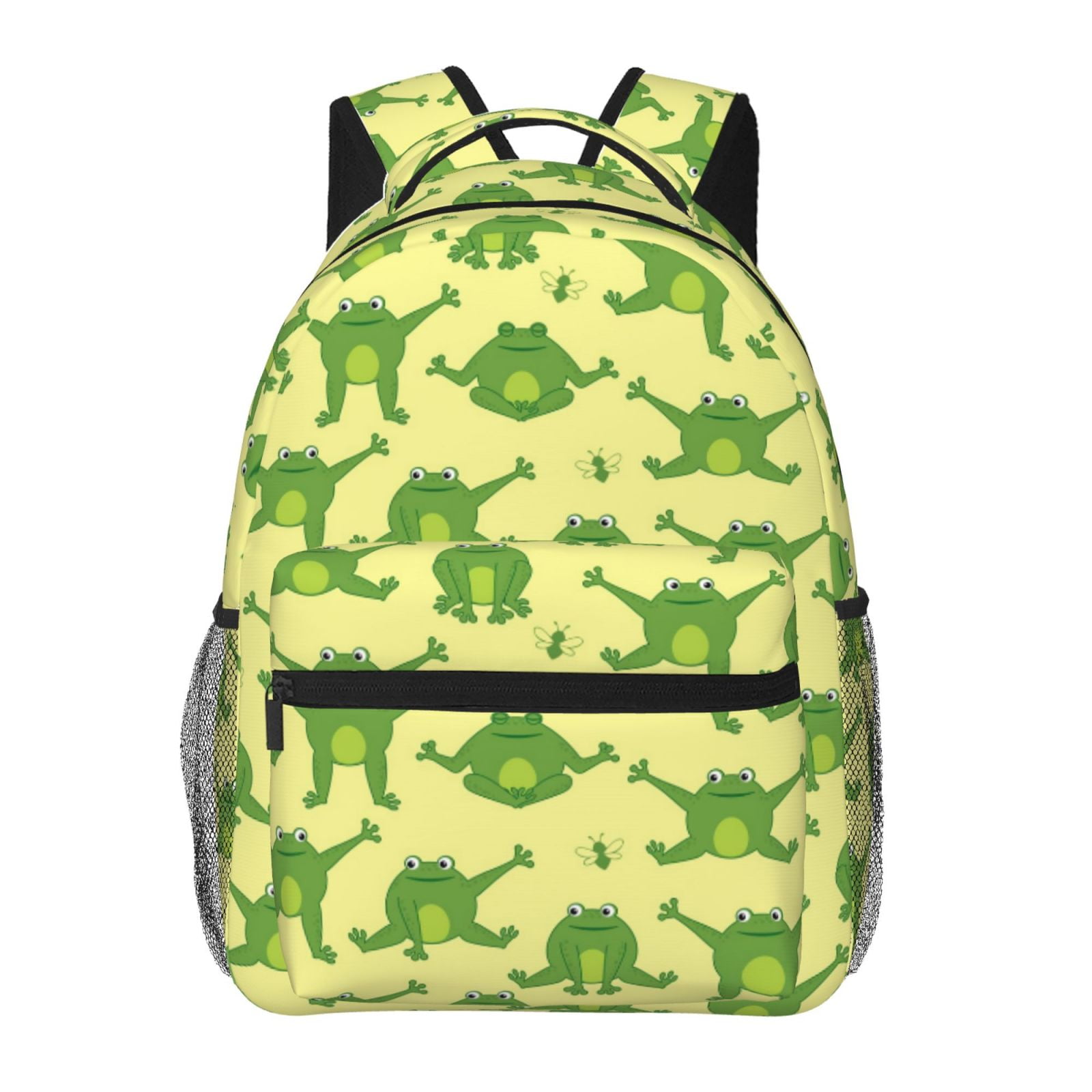 Horeoi Funny Frogs Print Eco-Friendly Lightweight Student Backpack for ...