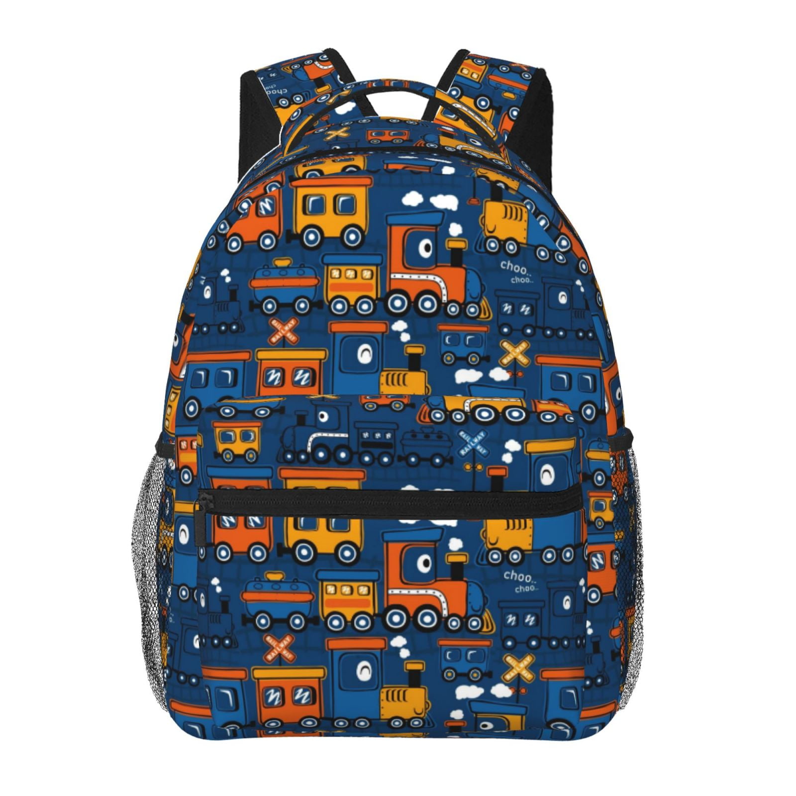 Horeoi Funny Steam Train Print Eco-Friendly Lightweight Student ...