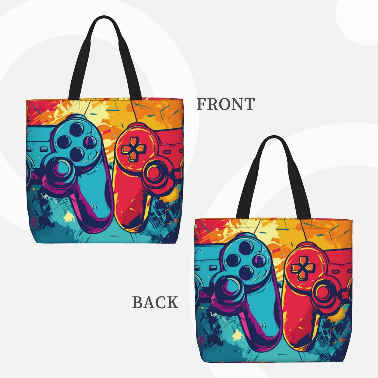 Horeoi Gaming for Reinforced Shoulder Tote Bag Scratch-Proof Design ...