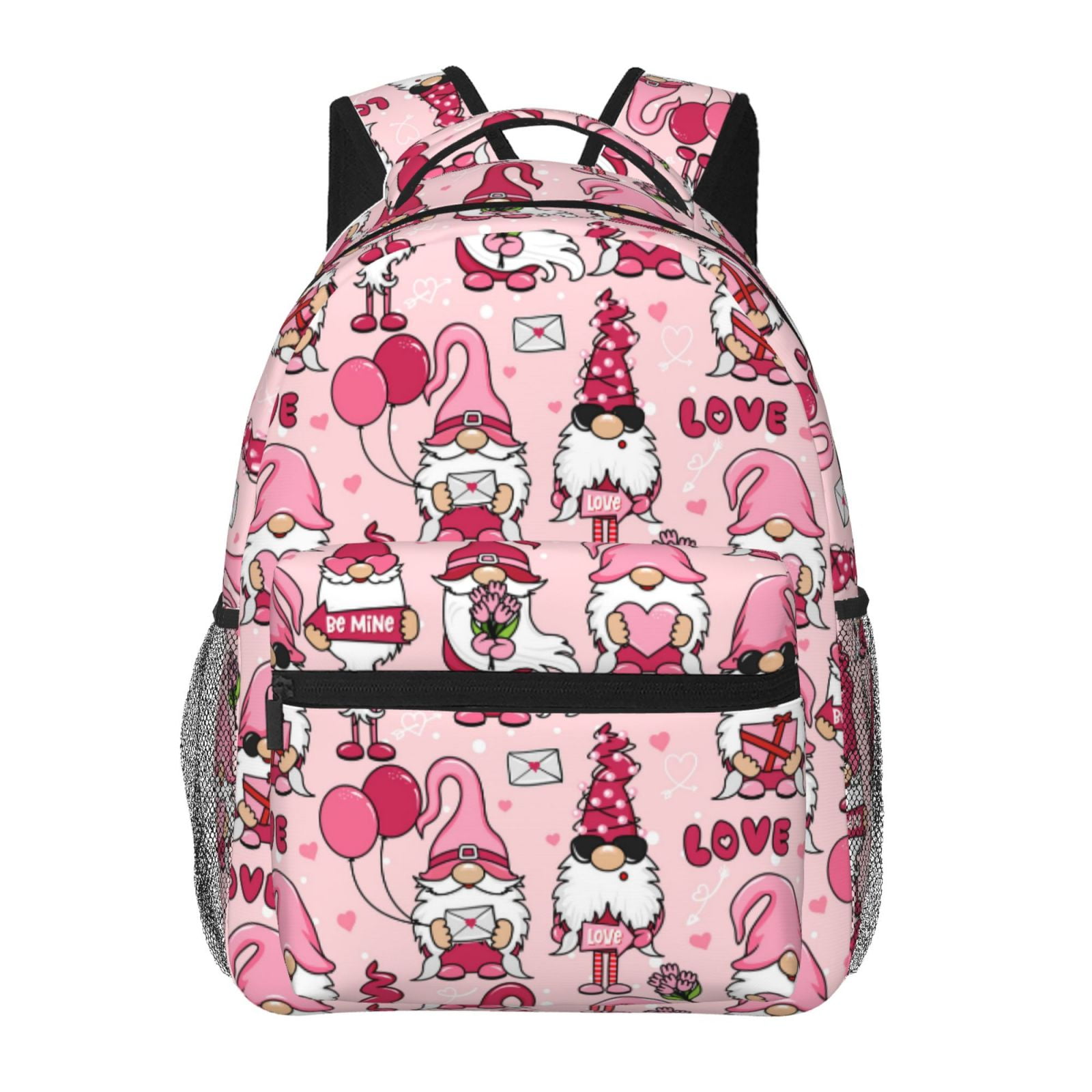 Horeoi Garden Gnomes Print Eco-Friendly Lightweight Student Backpack ...