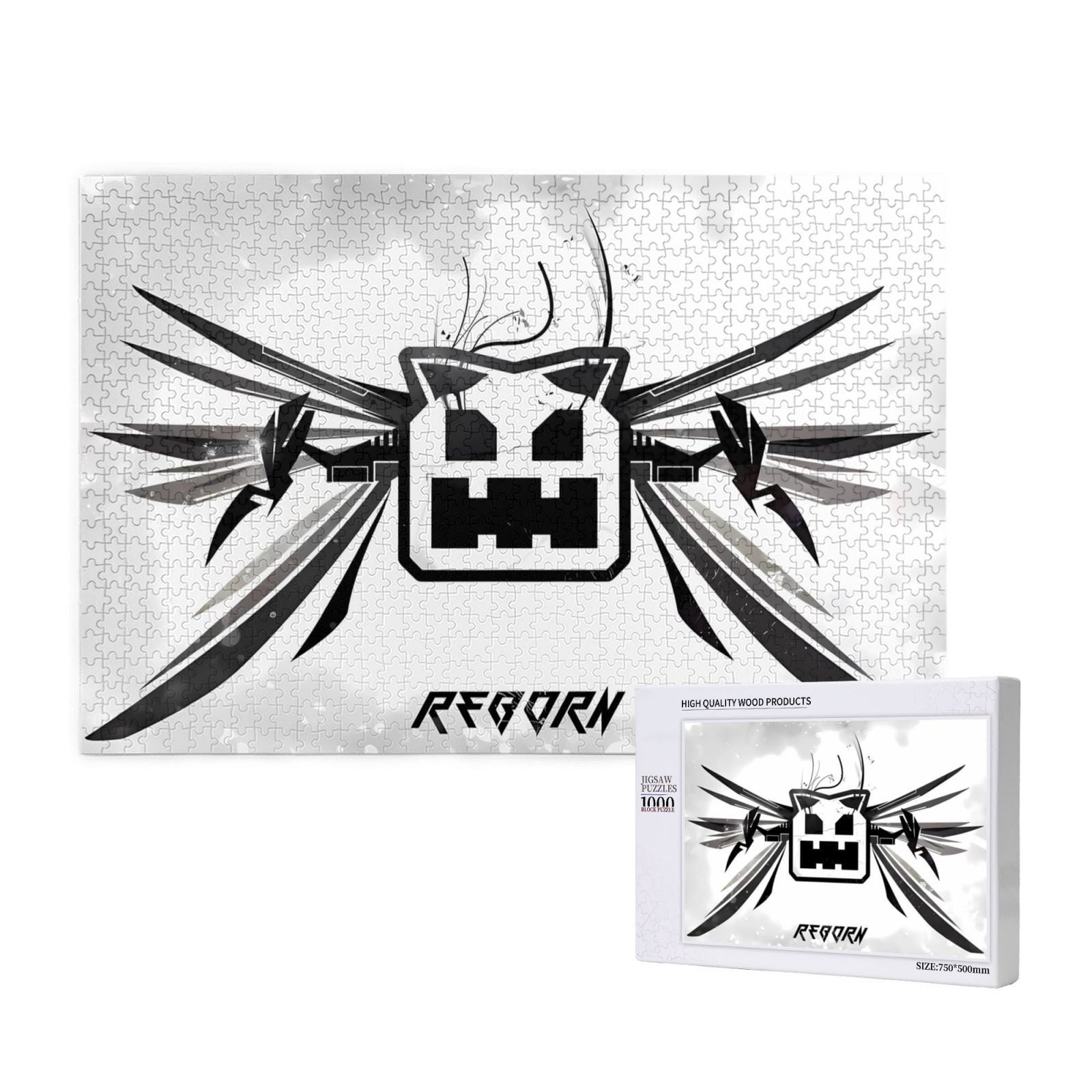 Horeoi Geometry Dash Print 1000 Piece Picture Puzzle, Enlightenment ...