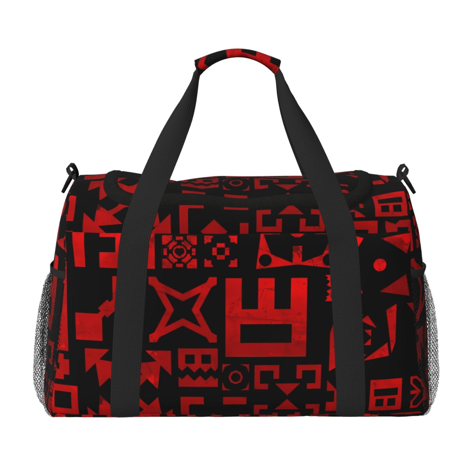 Horeoi Geometry Dash Print Hand Travel Bag 20x13x10in Foldable Travel ...