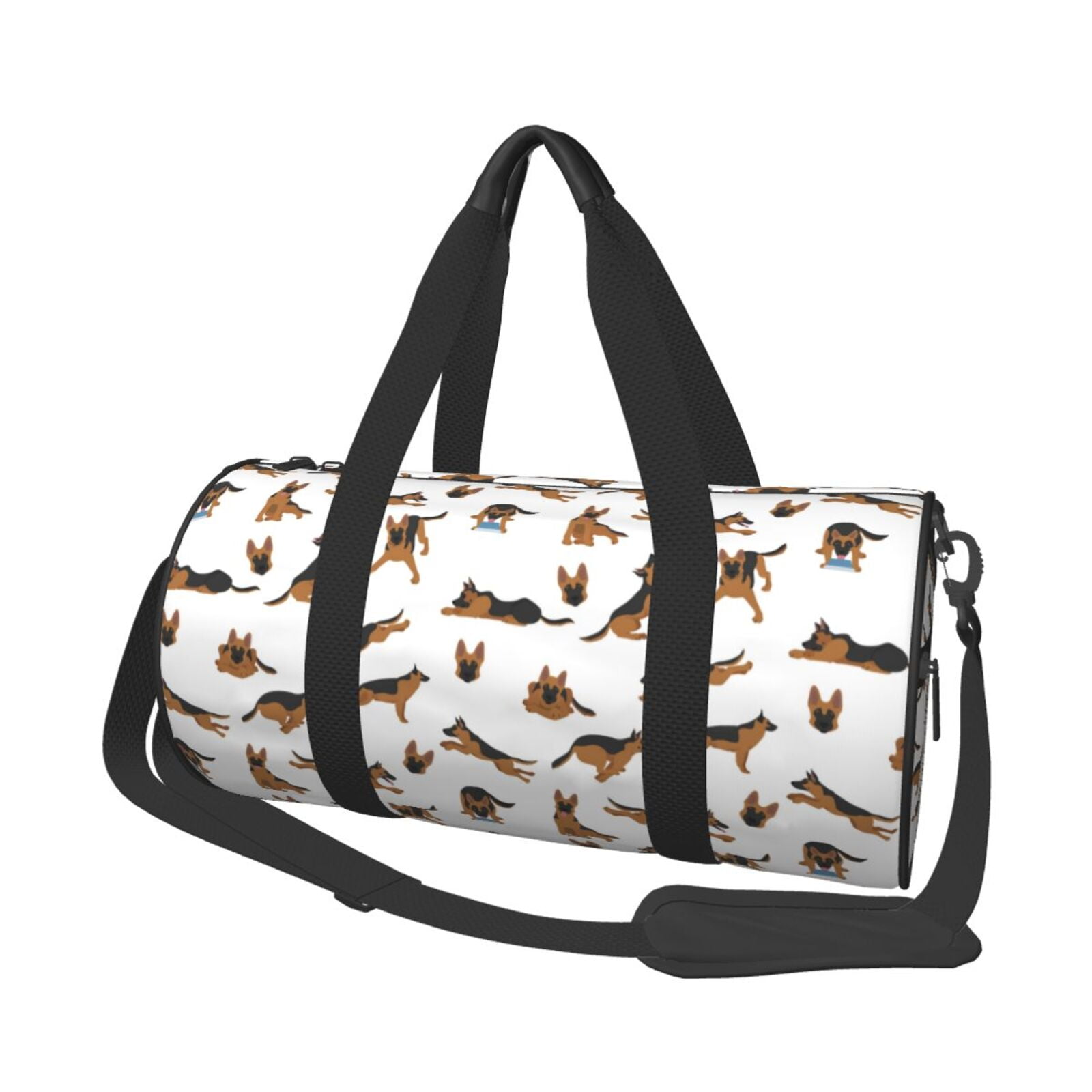 Horeoi German Shepherd Dog Print Foldable Travel Duffle Bag with ...