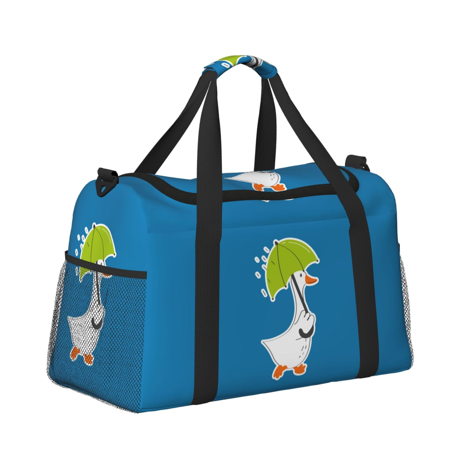 Horeoi Goose Holding an Umbrella for Travel Duffle Bag with Adjustable ...