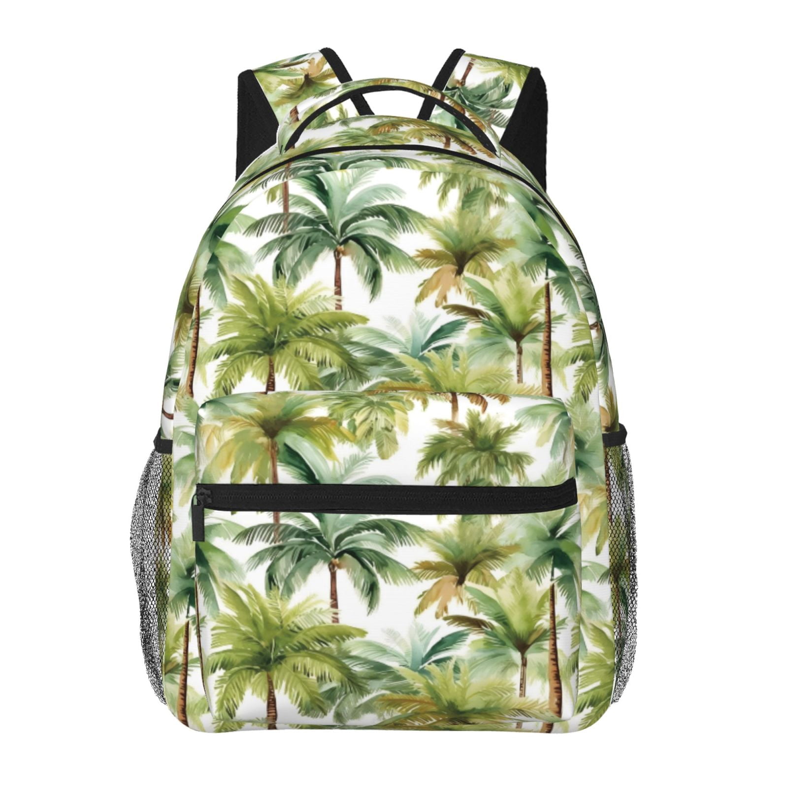 Horeoi Green Hawaii Palms Print Eco-Friendly Lightweight Student ...