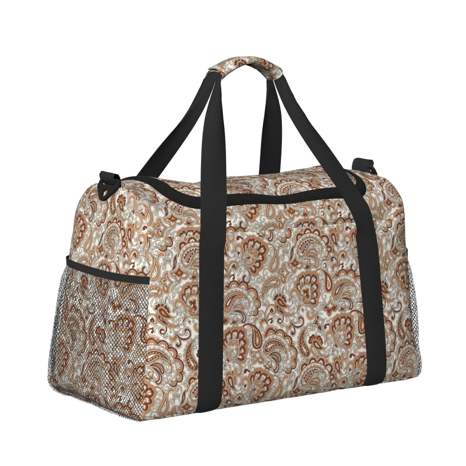 Horeoi Indian Paisley1 for Travel Duffle Bag with Adjustable Strap ...