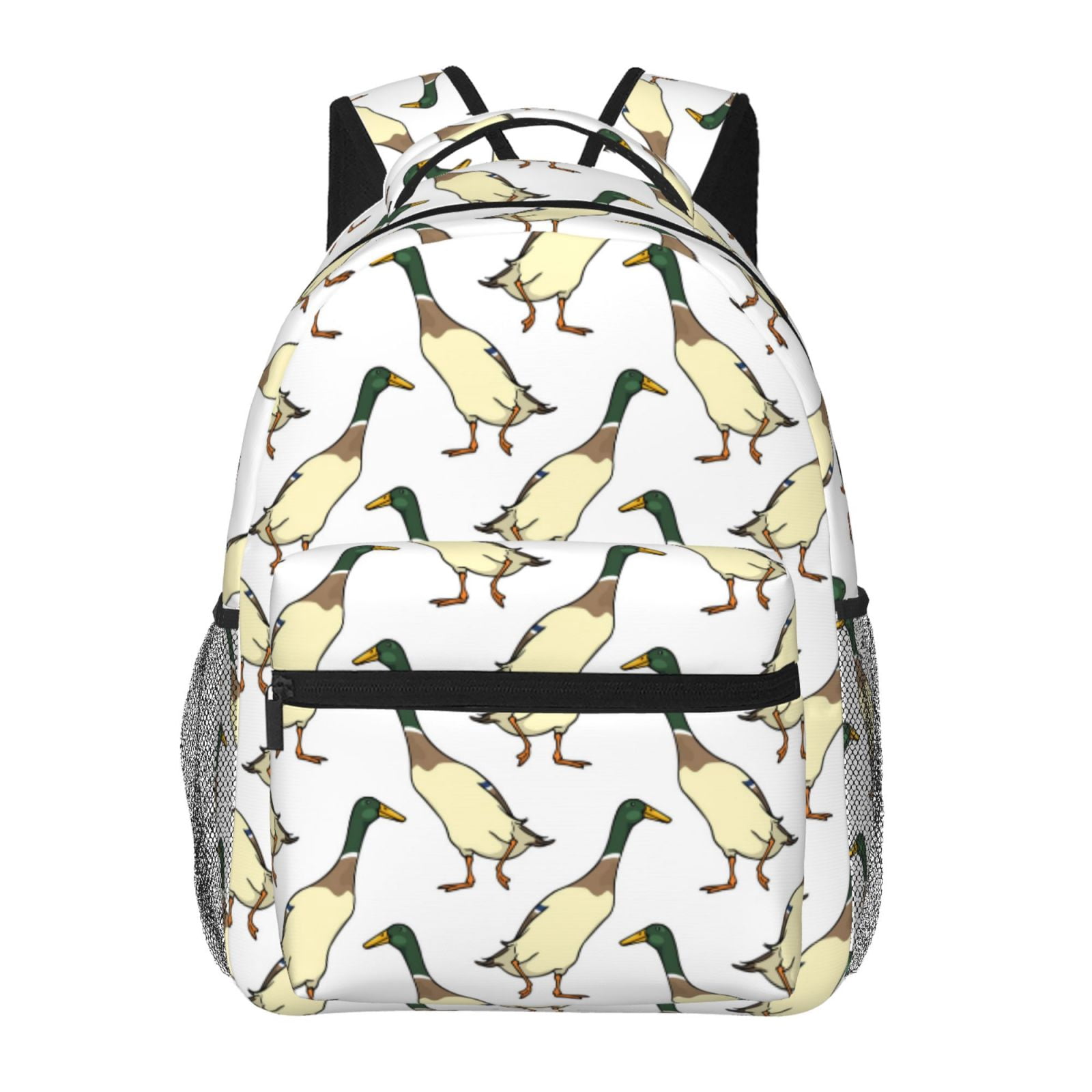 Horeoi Mallard Ducks Print Eco-Friendly Lightweight Student Backpack ...