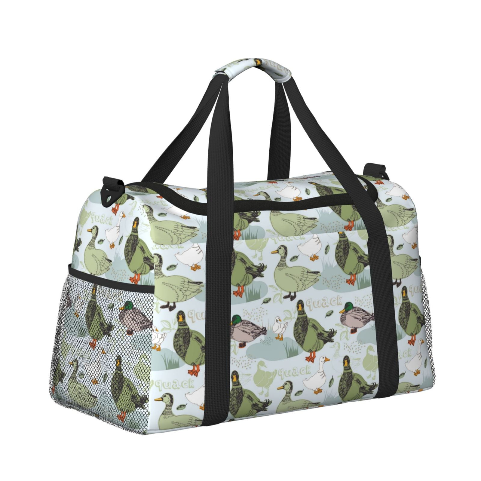 Horeoi Mallard Ducks Wild Birds for Travel Duffle Bag with Adjustable ...