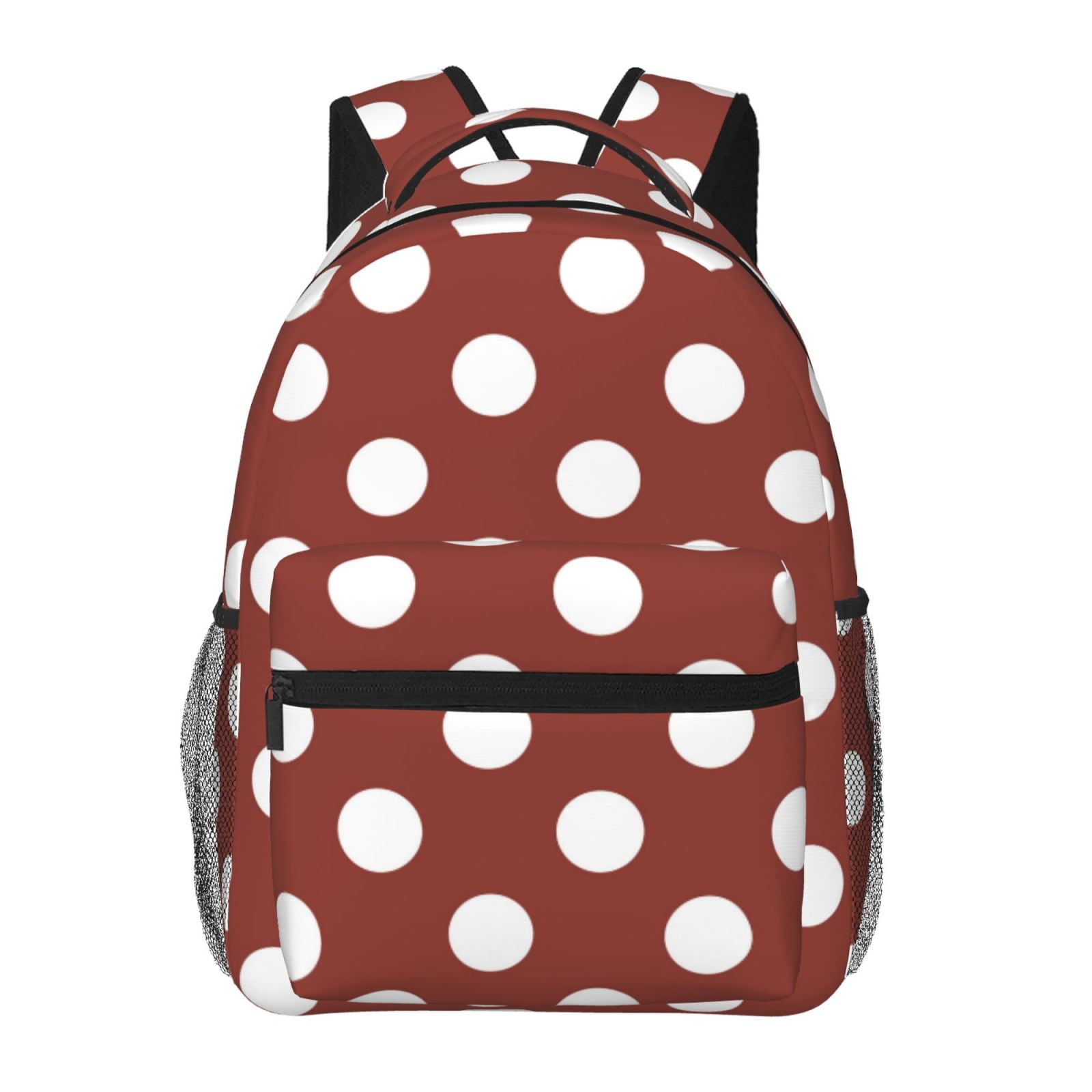 Horeoi Maroon And White Polka Dot Print Eco-Friendly Lightweight ...