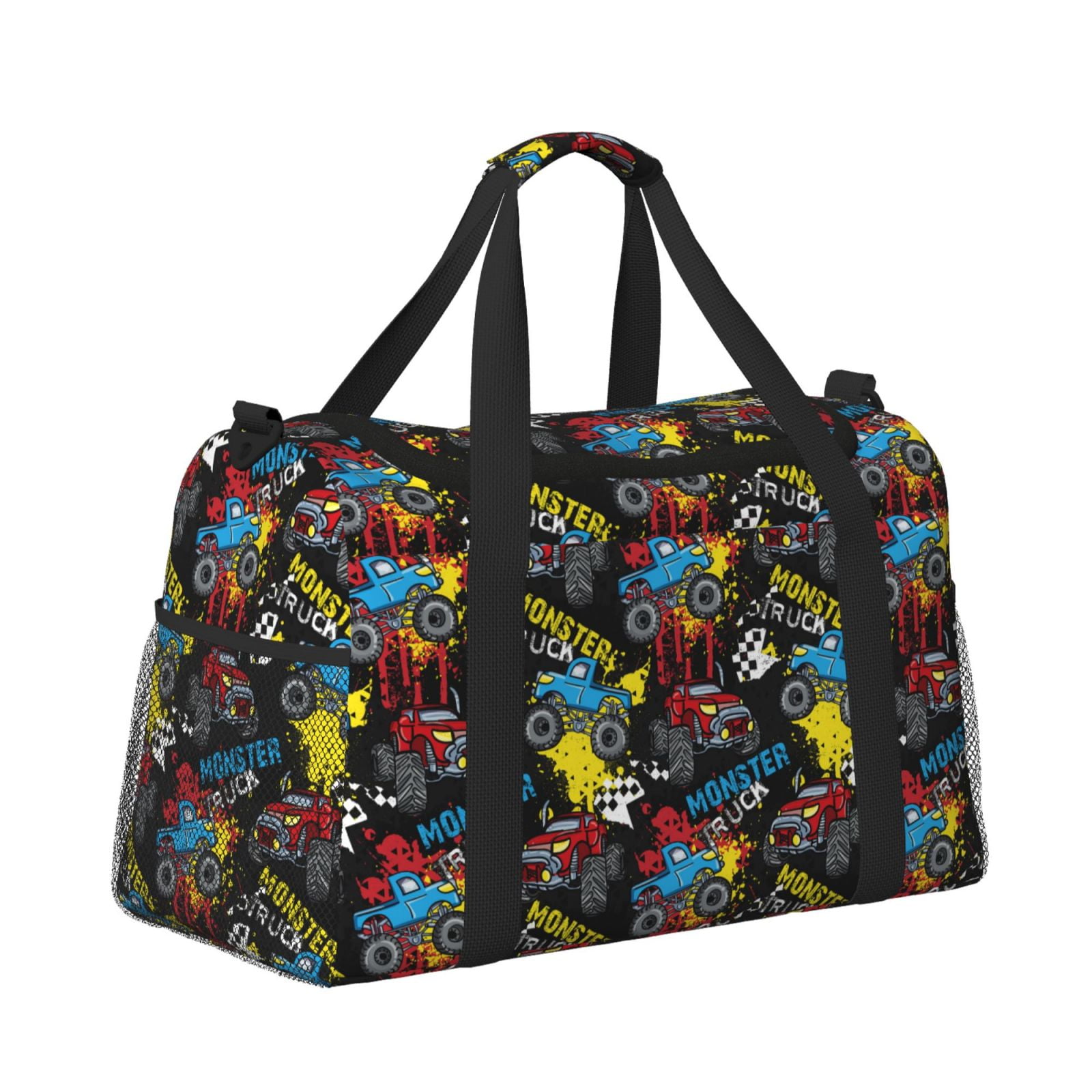 Horeoi Monster Car for Travel Duffle Bag with Adjustable Strap - Large ...