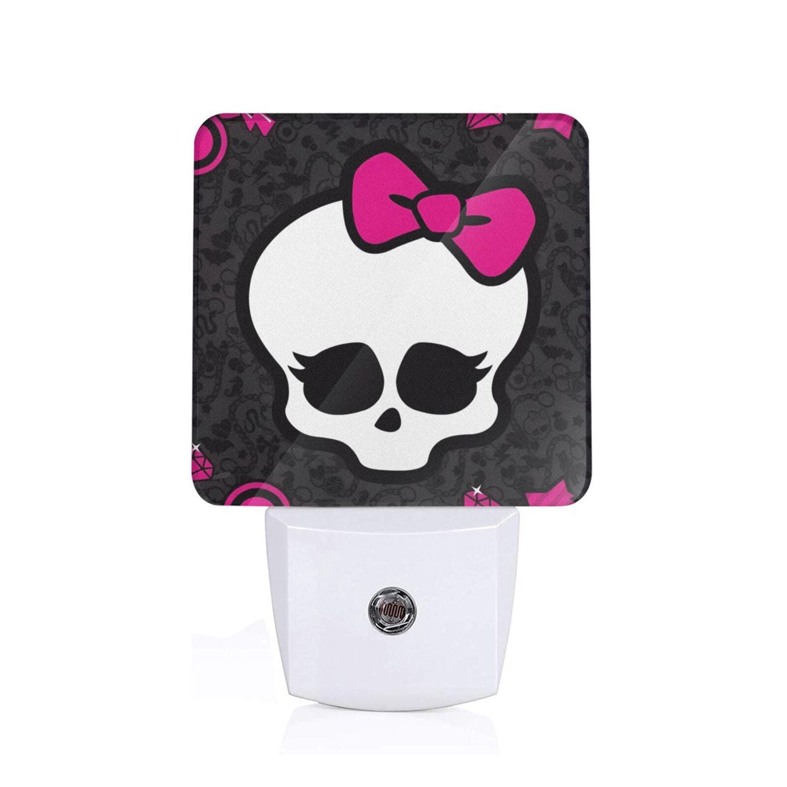 Horeoi Monster High Print Plug-in LED Night Light Auto Dusk to Dawn ...