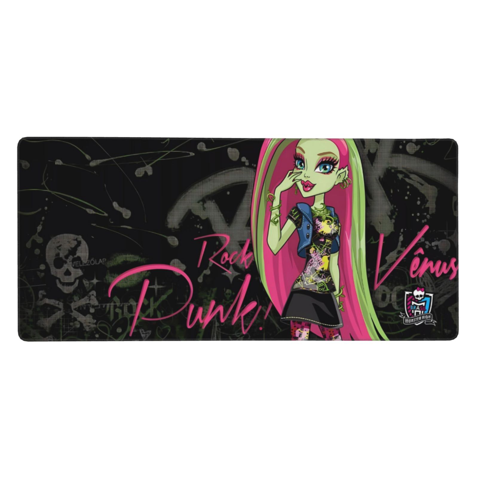 Horeoi Monster High Print Rubber Keyboard Pad Mouse 16x35.5in Wireless ...