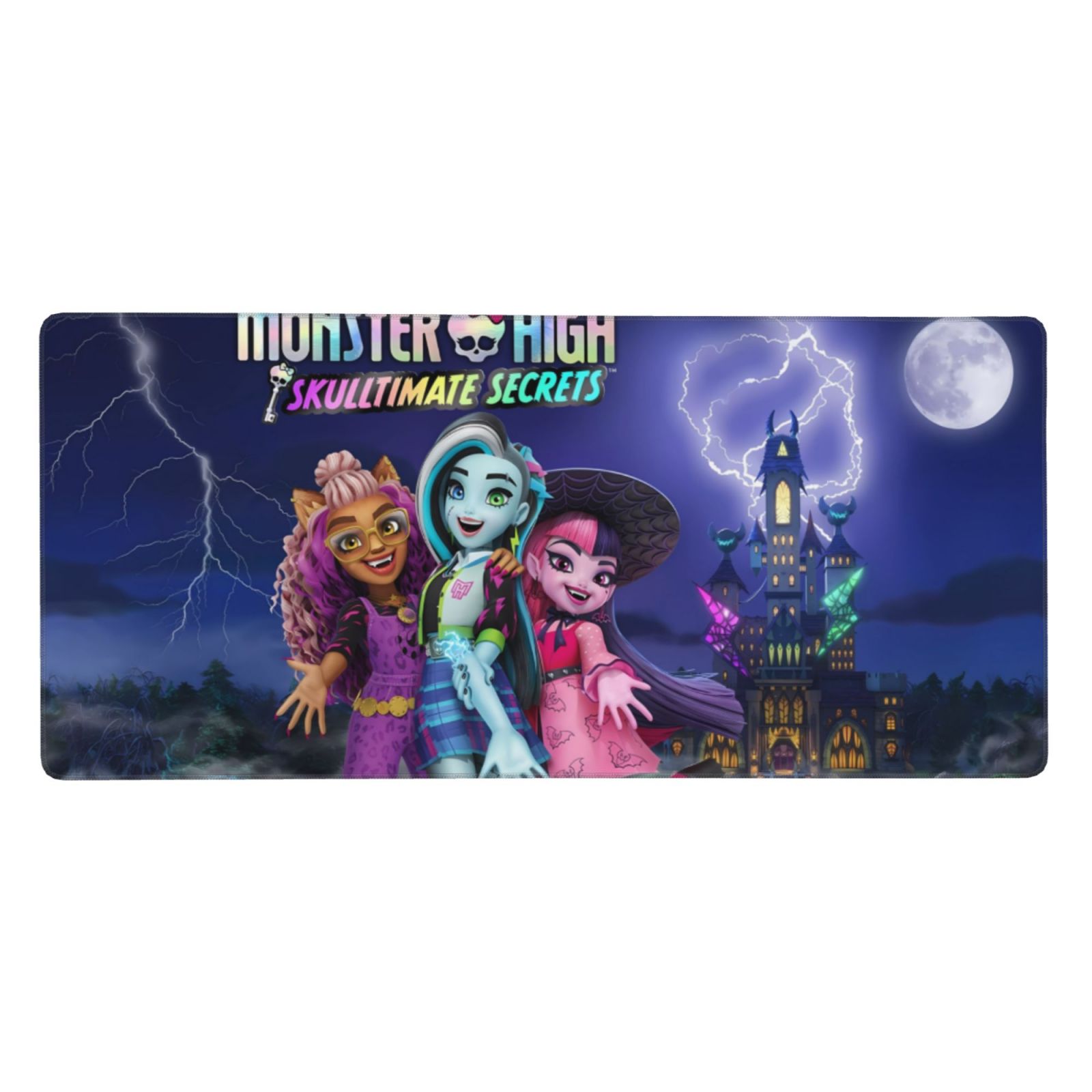 Horeoi Monster High Print Rubber Keyboard Pad Mouse 16x35.5in Wireless ...