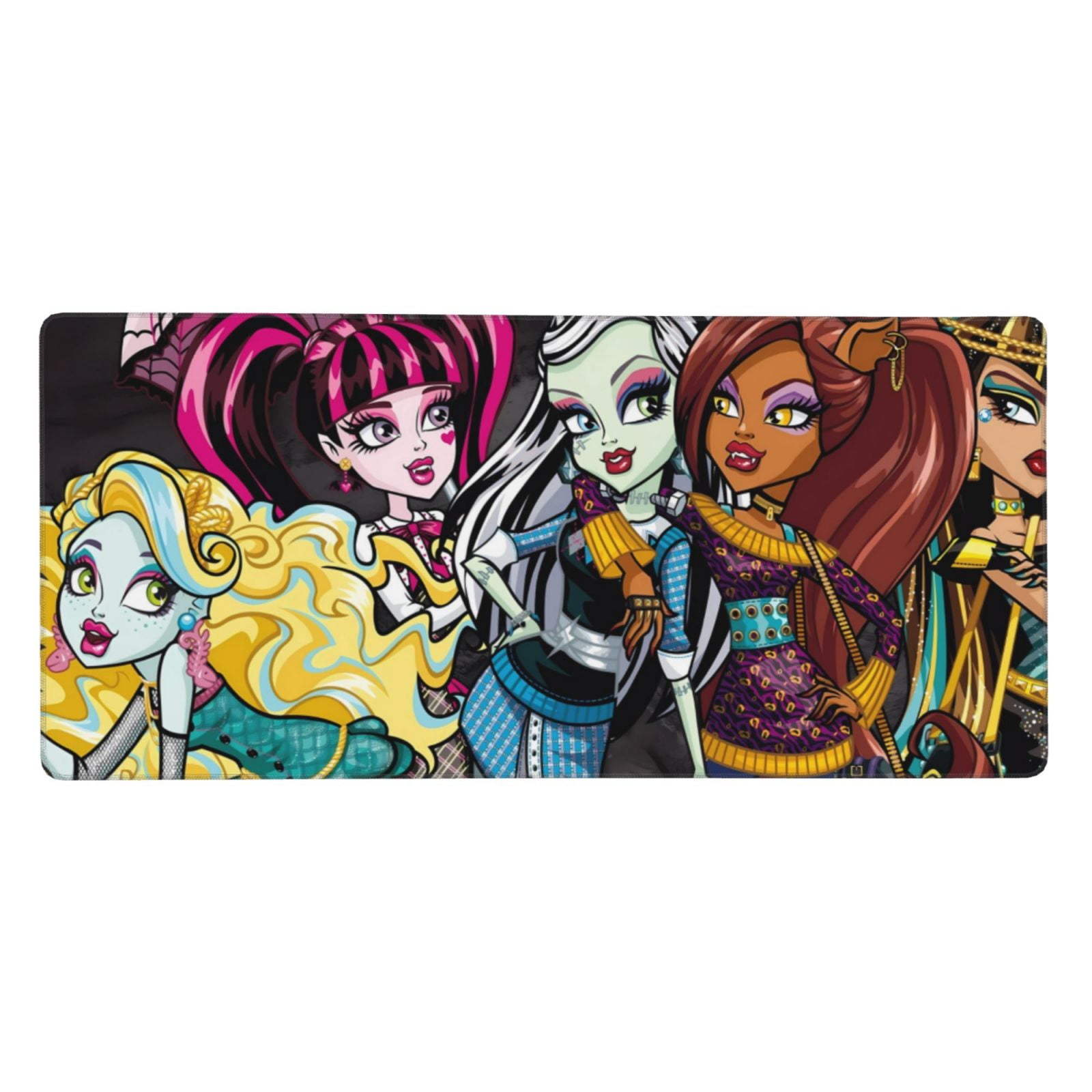 Horeoi Monster High Print Rubber Keyboard Pad Mouse 16x35.5in Wireless ...