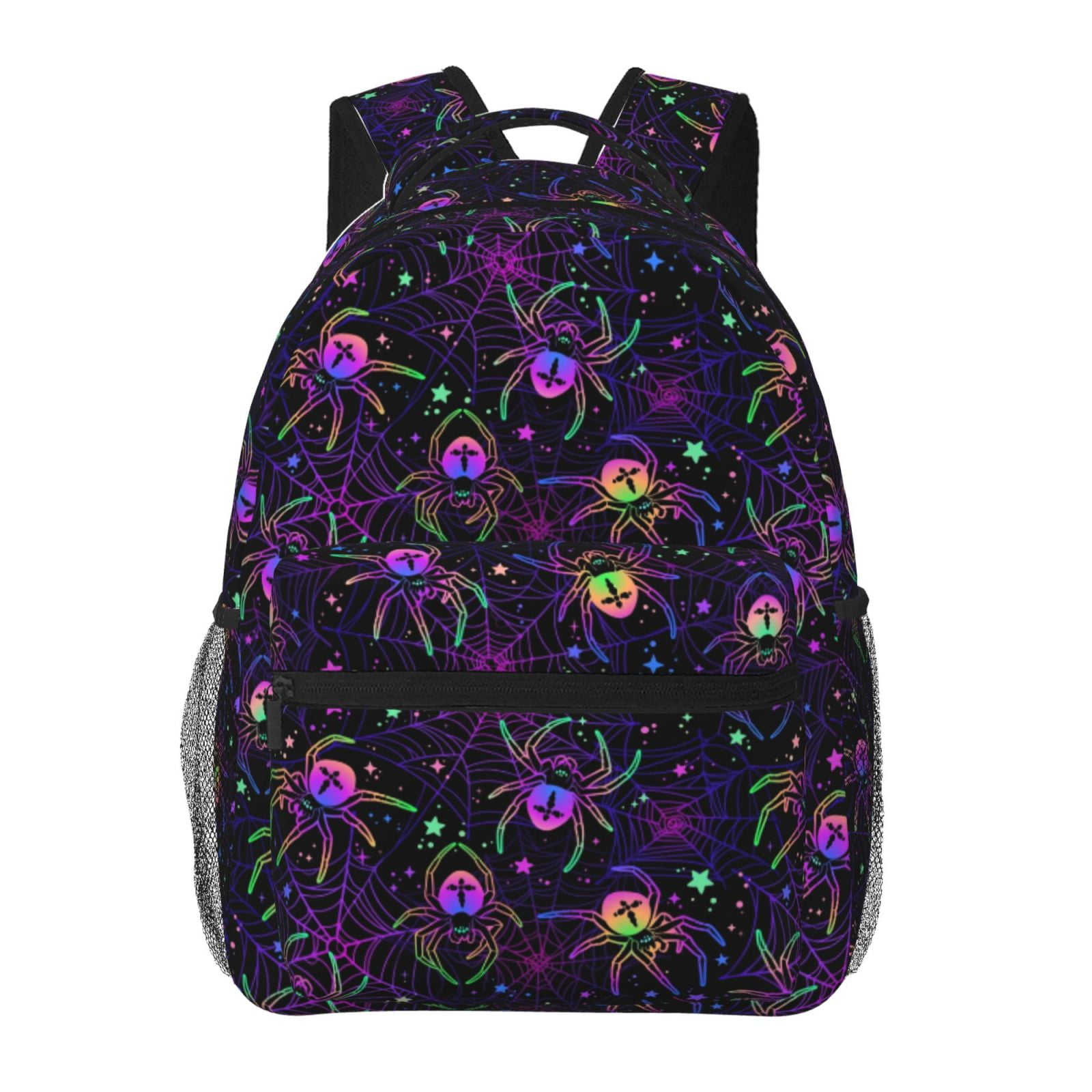 Horeoi Multi-colored Spiders Print Eco-Friendly Lightweight Student ...