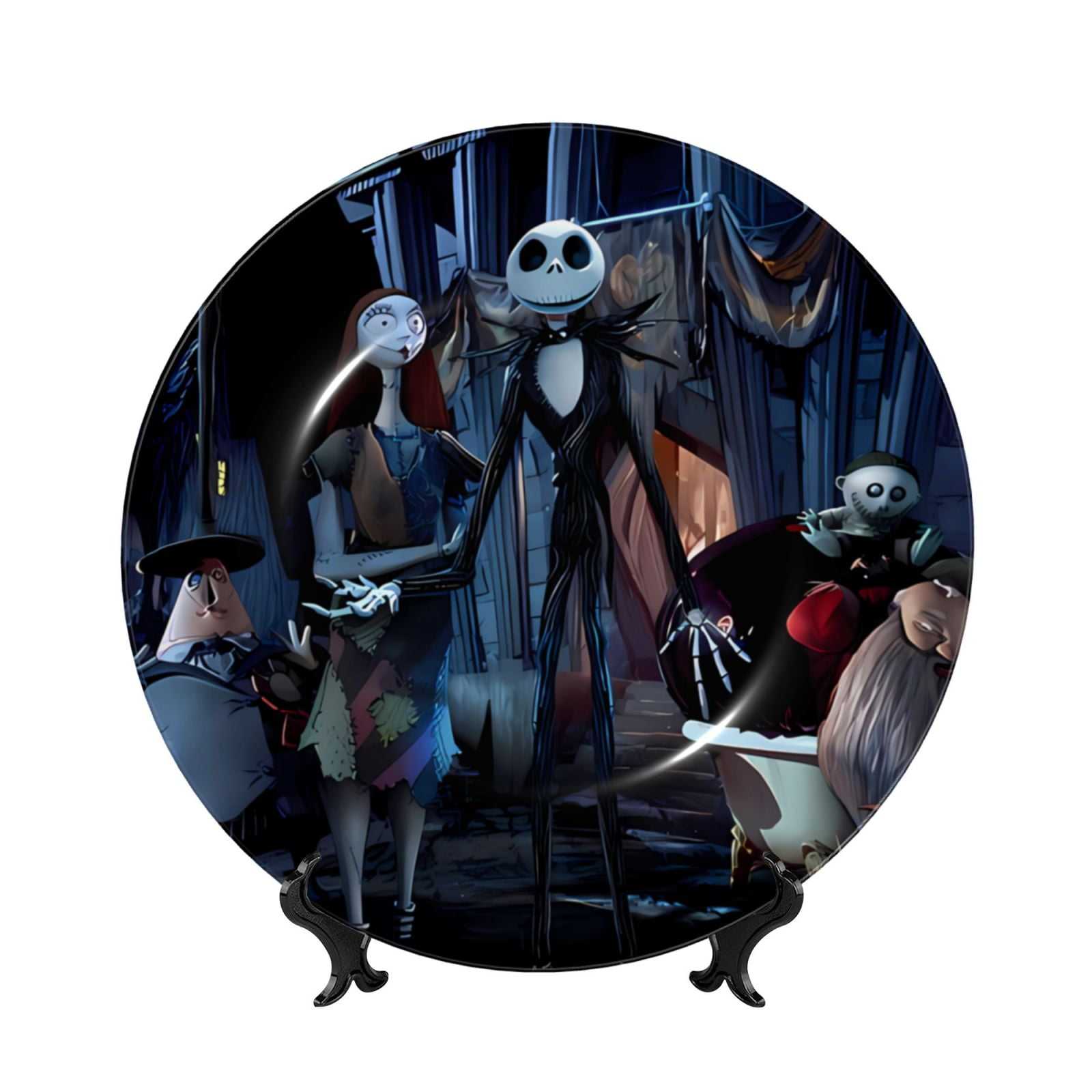 Horeoi The Nightmare Before Christmas Print Bone China Decorative Plate ...