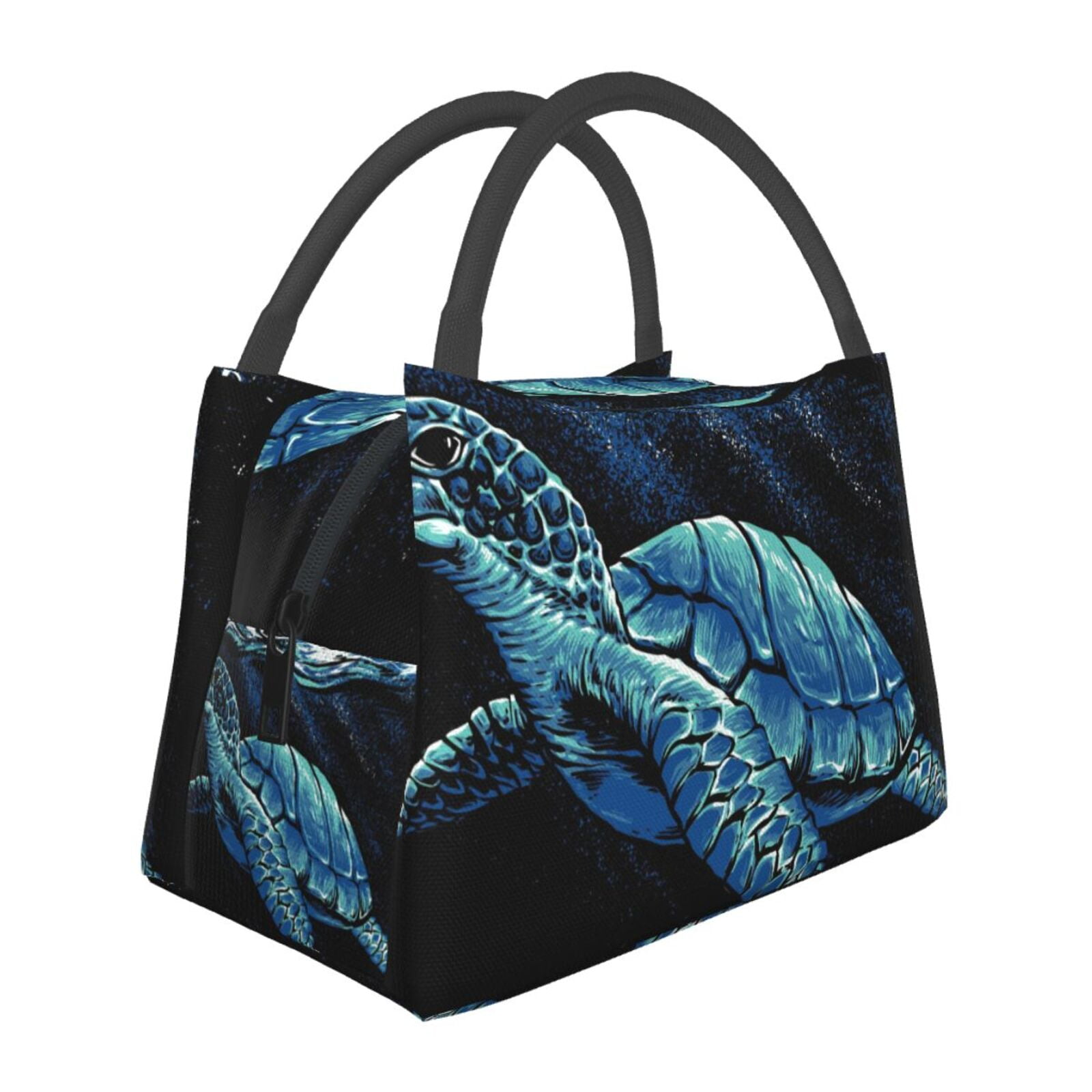 Horeoi Ocean Turtle Pattern Portable Insulation Bag for Work Picnic ...