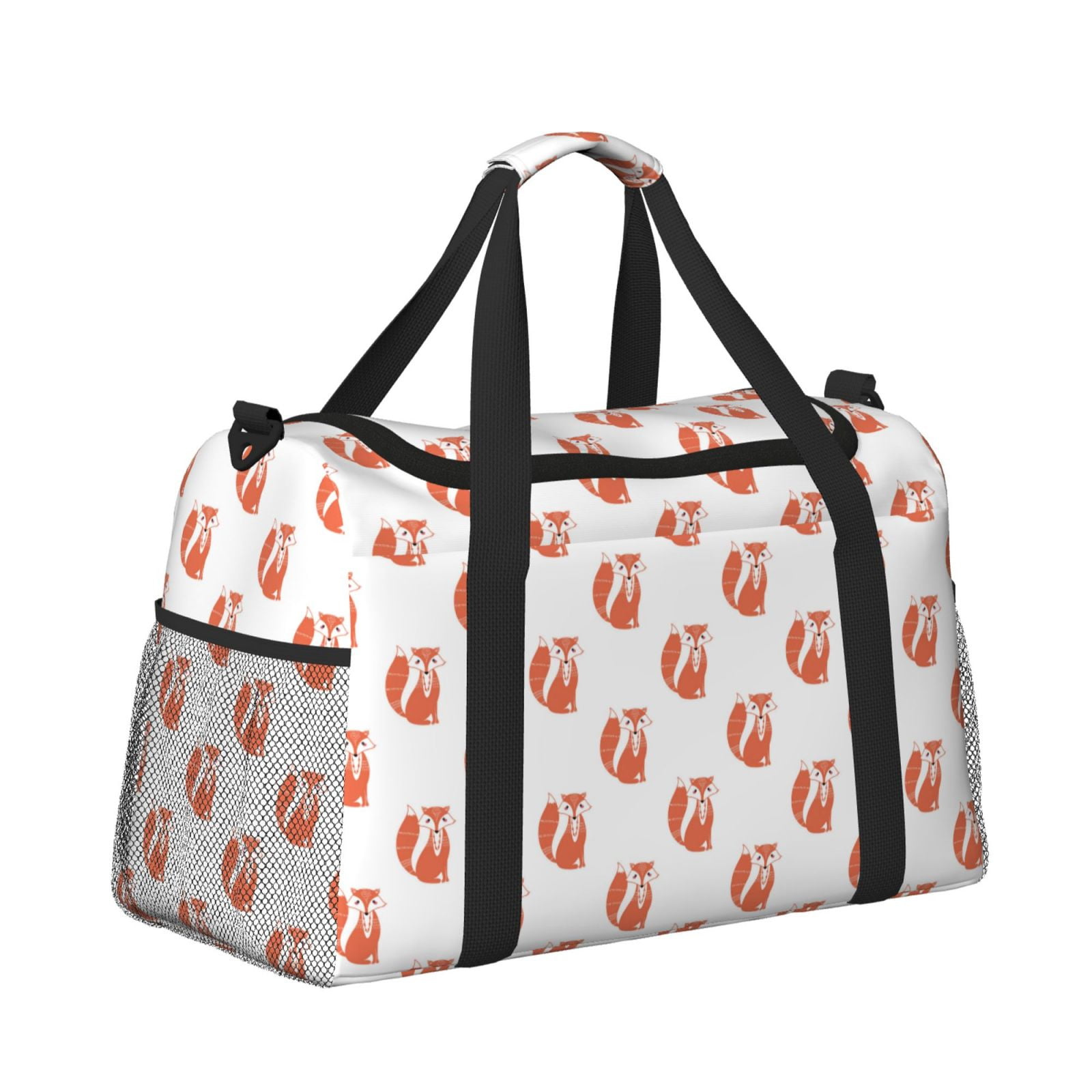 Horeoi Orange Fox for Travel Duffle Bag with Adjustable Strap - Large ...