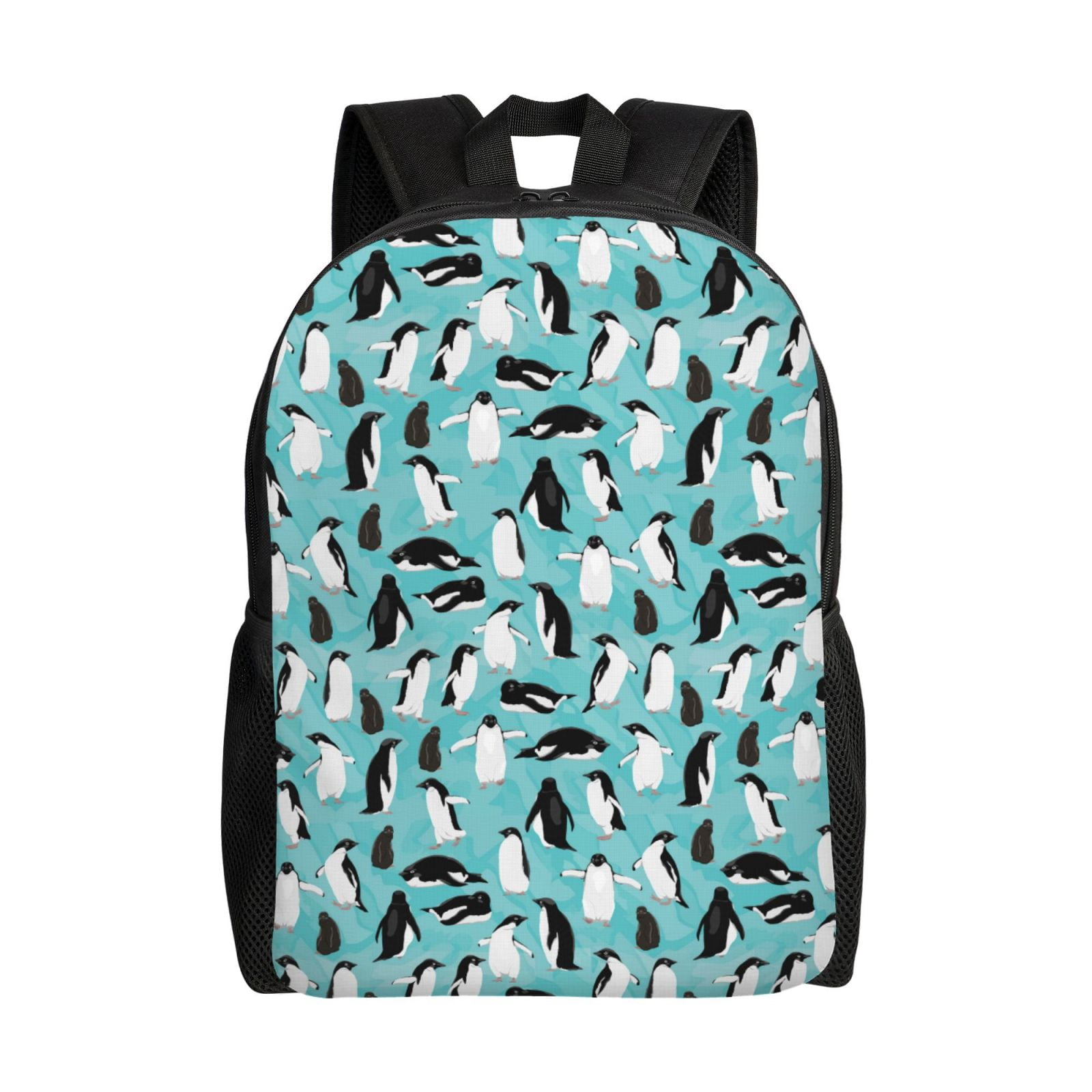 Horeoi Penguins Print Waterproof 600D Oxford Laptop Backpack for School ...