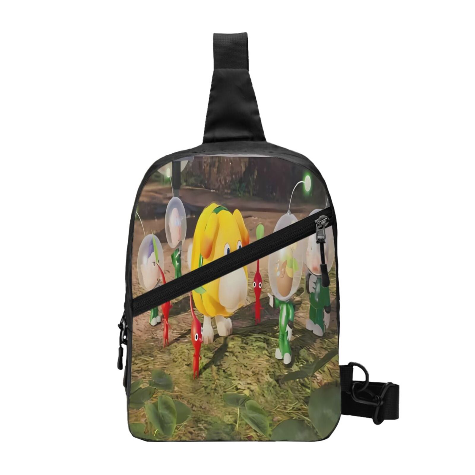 Horeoi Pikmin Pattern Foldable Sports Crossbody Chest Bag Lightweight ...