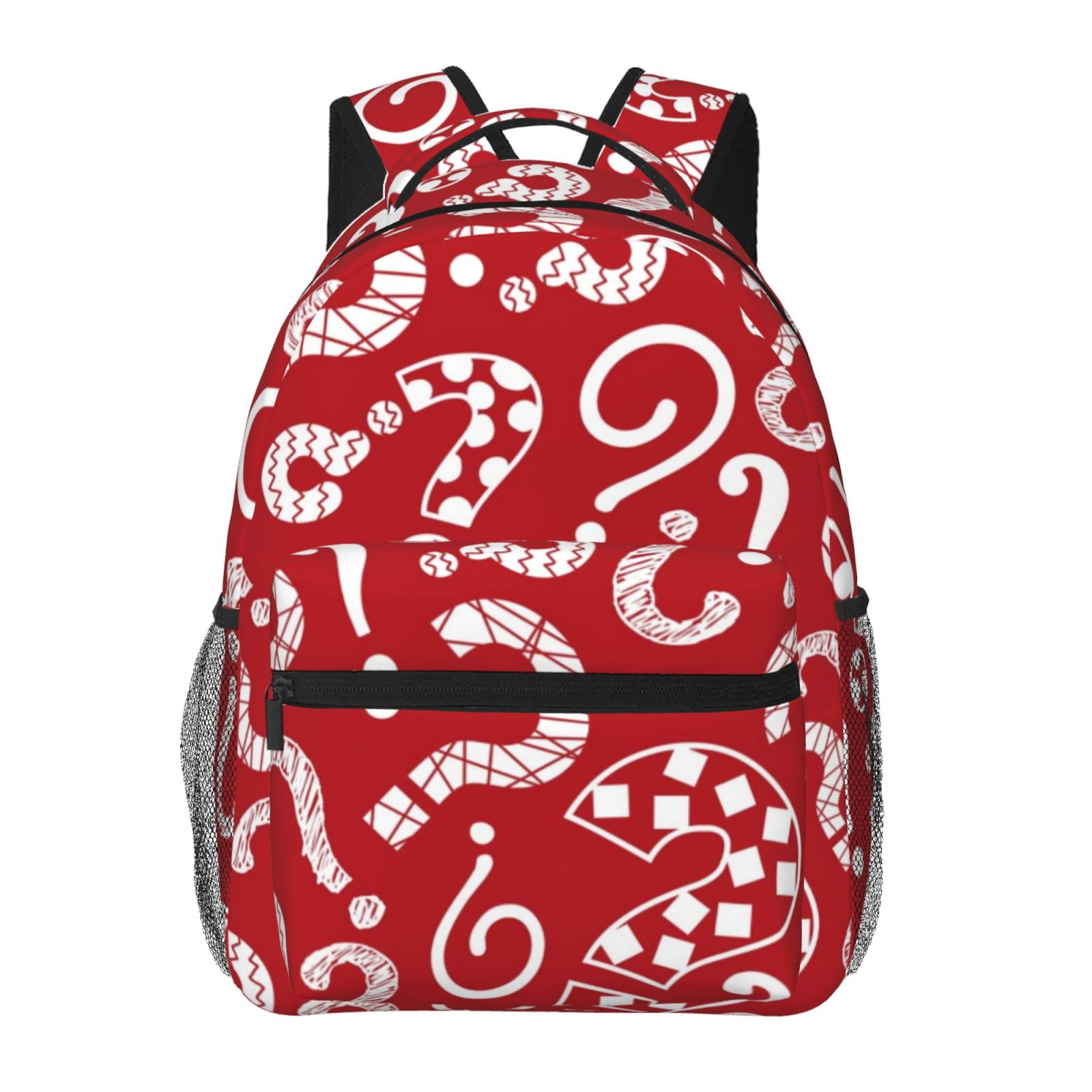 Horeoi Question Marks1 Print Eco-Friendly Lightweight Student Backpack ...