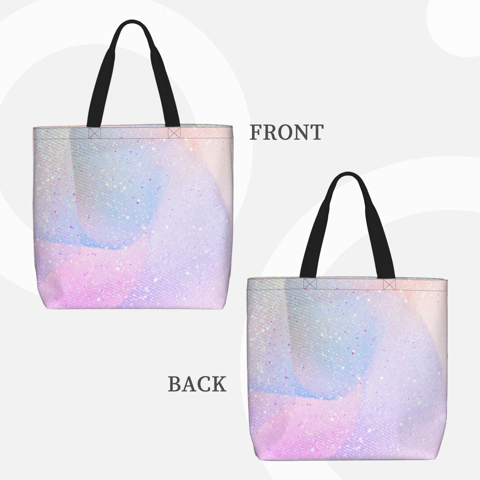 Horeoi Rainbow for Reinforced Shoulder Tote Bag Scratch-Proof Design ...