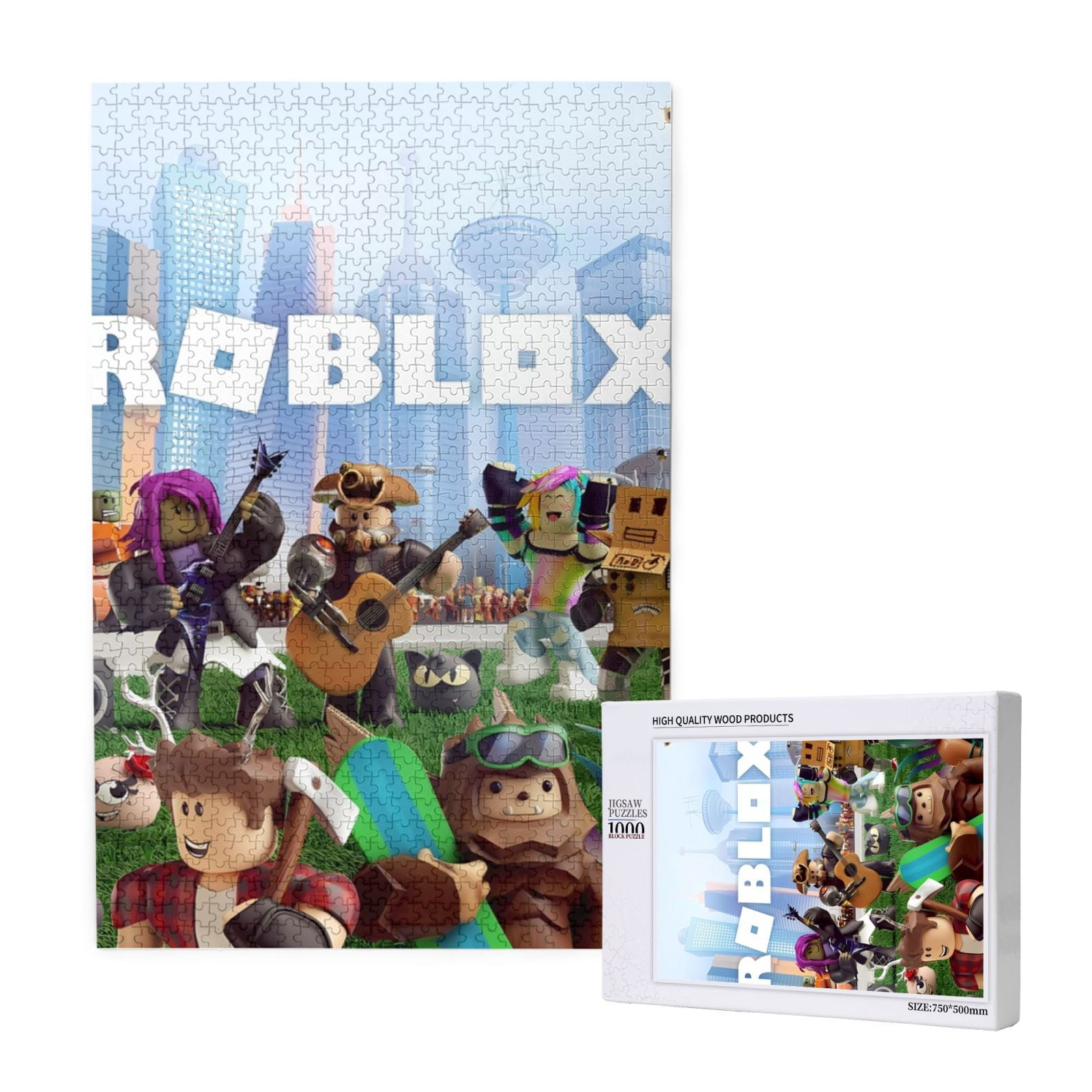 Horeoi Roblox Print 1000 Piece Picture Puzzle, Enlightenment Wisdom ...