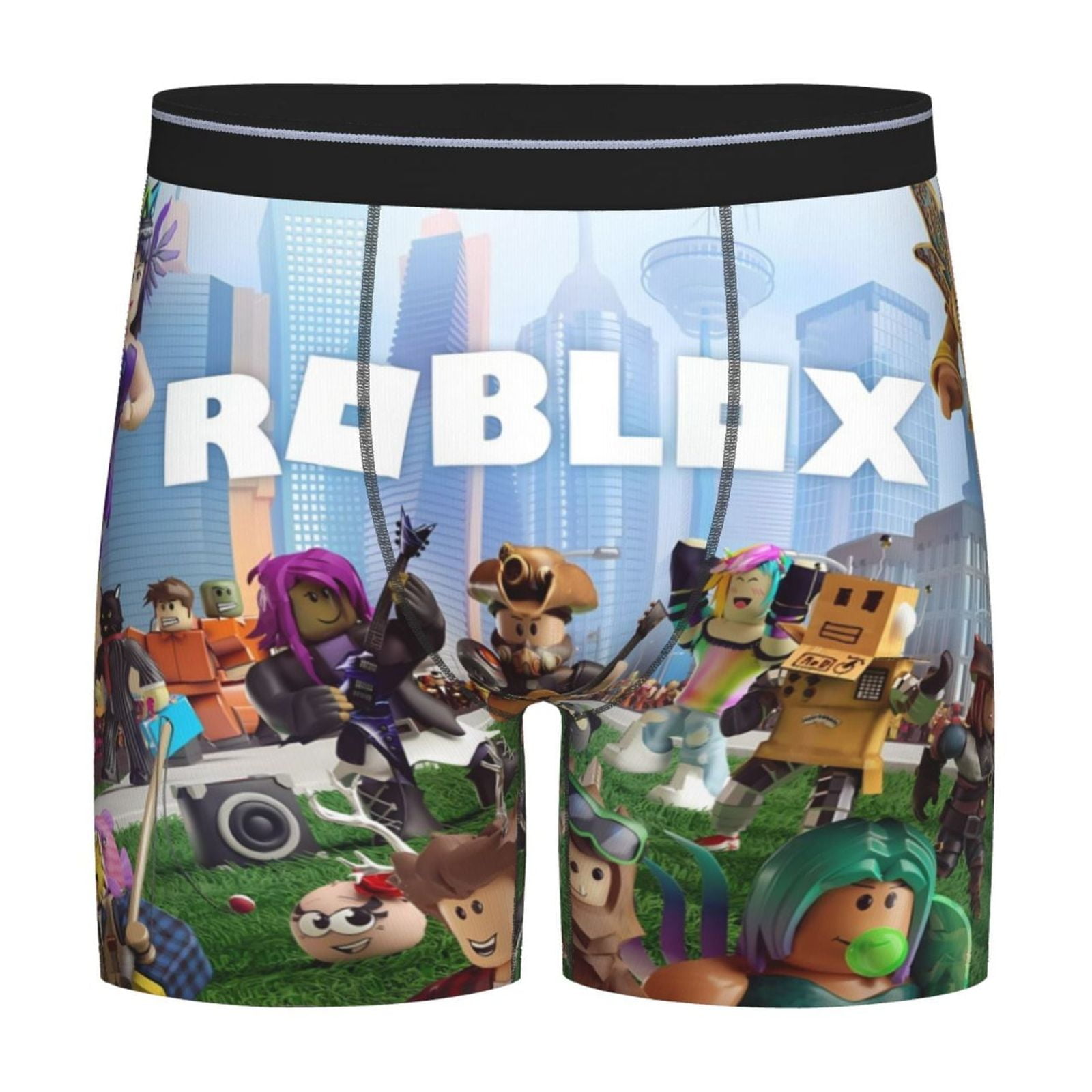 Horeoi Roblox Print Men's Underwear Boxer Briefs Breathable and Soft ...