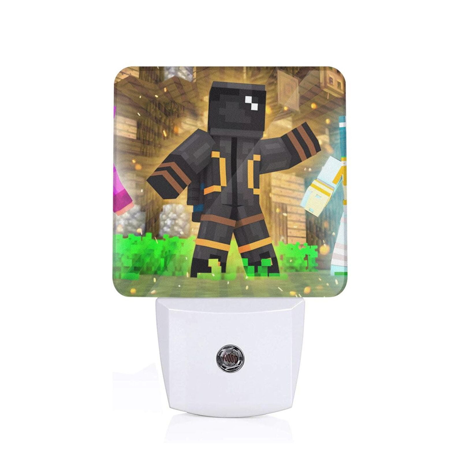 Horeoi Roblox Print Plug-in LED Night Light Auto Dusk to Dawn Sensor ...