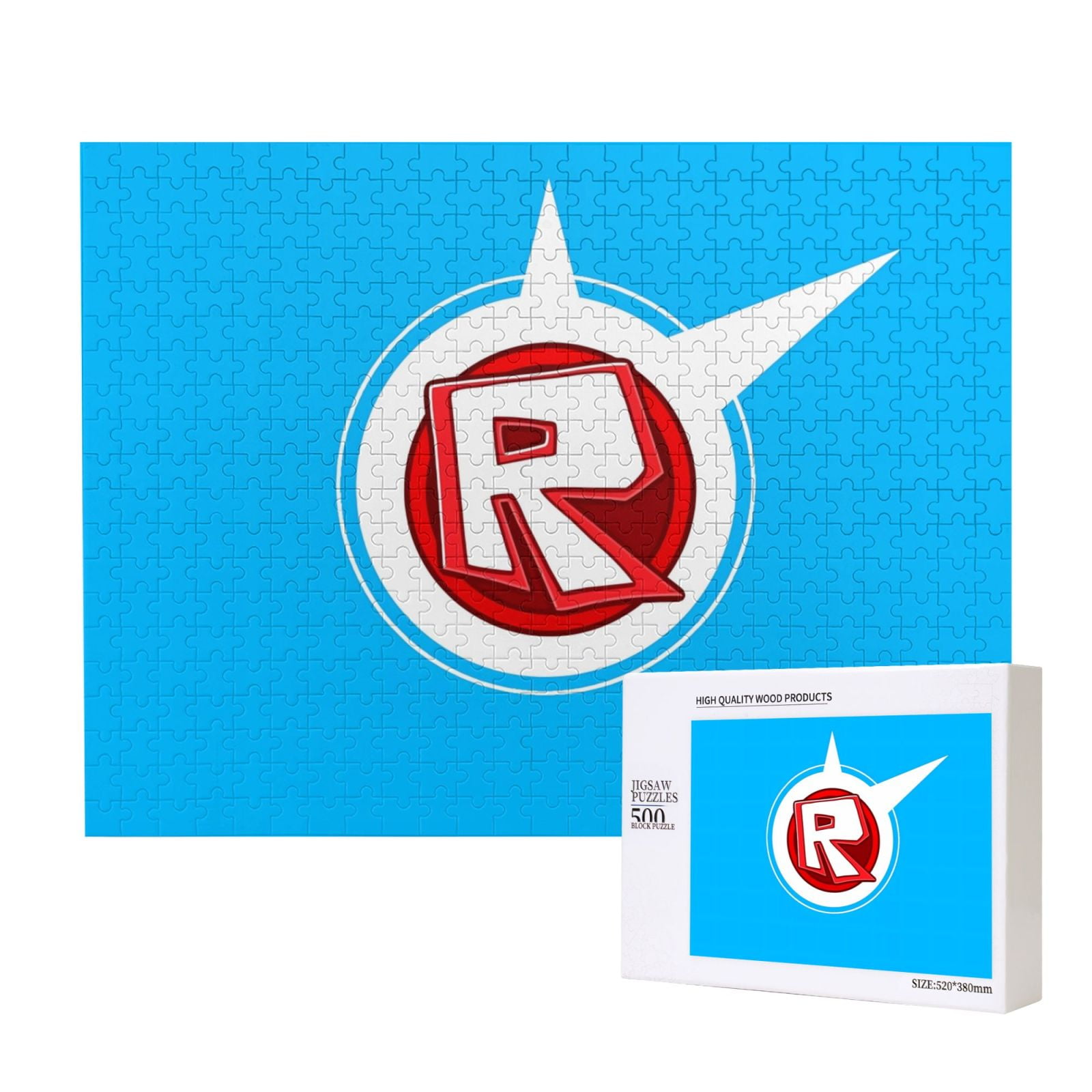 Horeoi Roblox Print Print 500 Pieces Puzzle Recycled Cardboard Puzzles ...