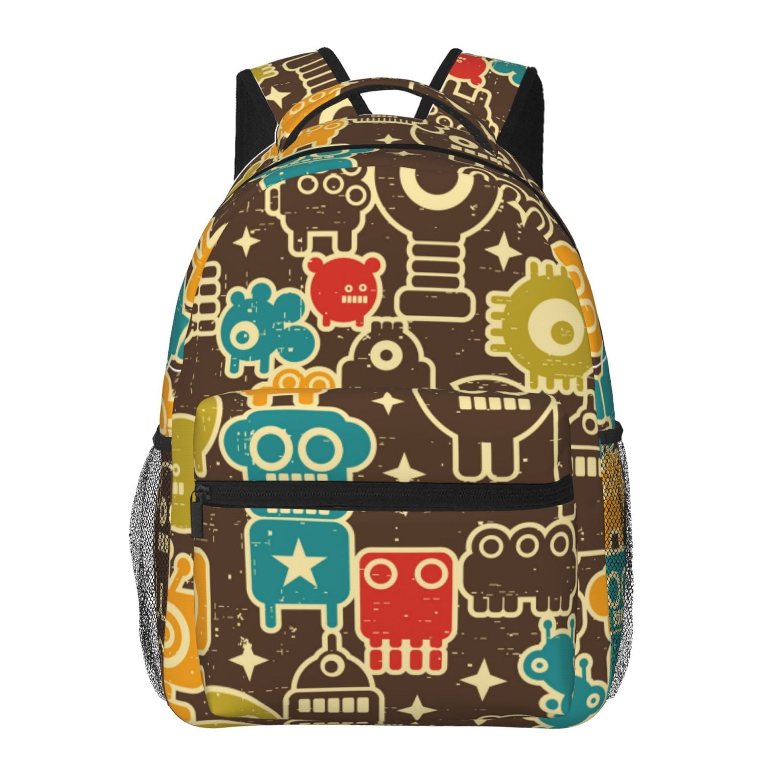 Horeoi Robot and Monsters Print Eco-Friendly Lightweight Student ...