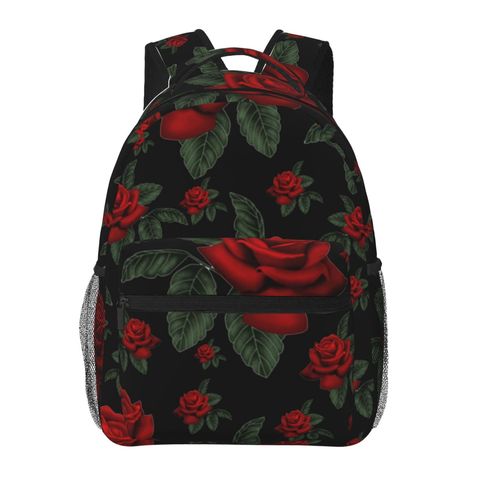 Horeoi Roses Print Eco-Friendly Lightweight Student Backpack for School ...