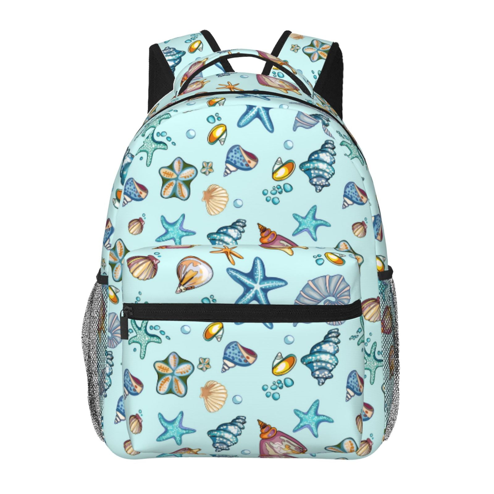 Horeoi Sea Shells 2 Print Eco-Friendly Lightweight Student Backpack for ...