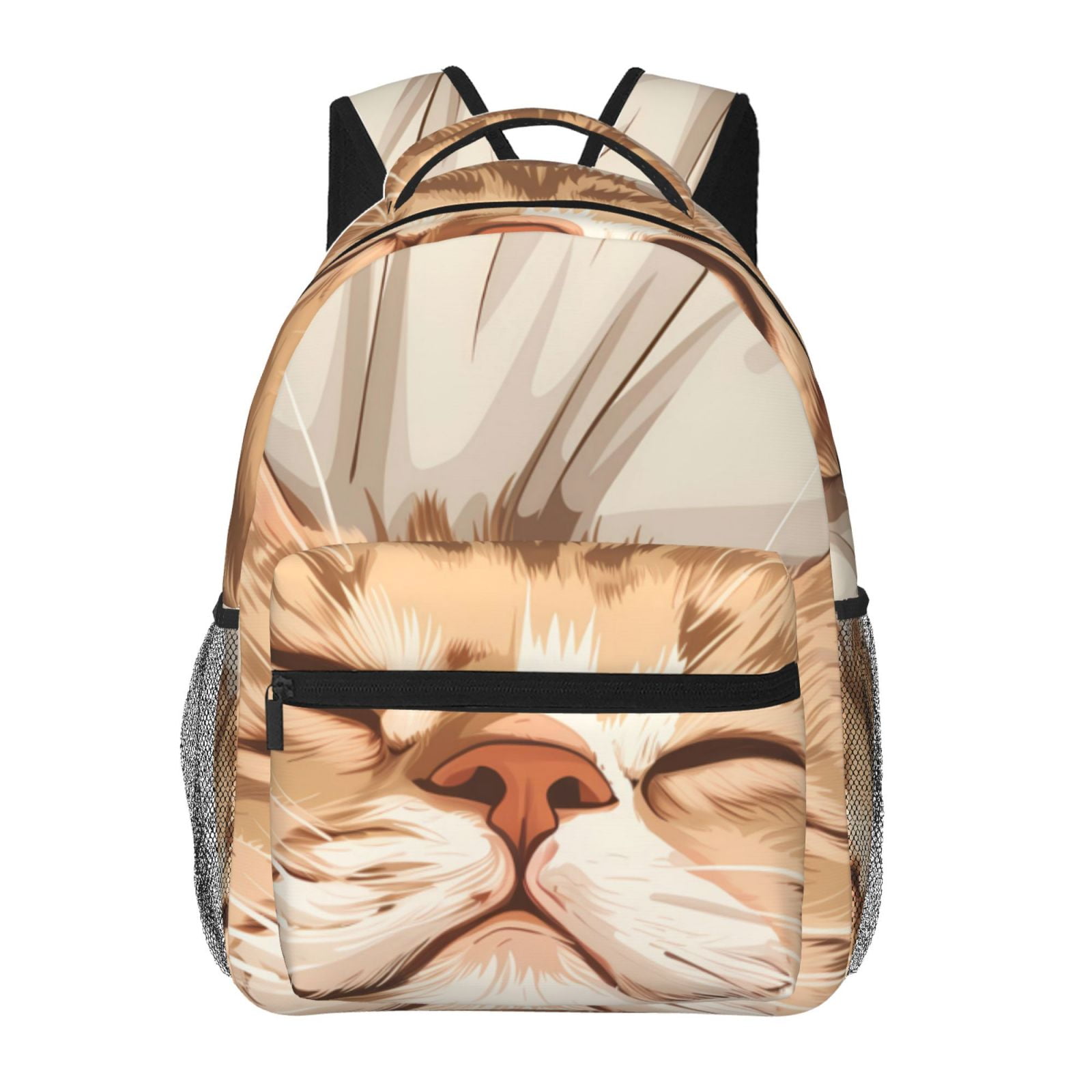 Horeoi Sleeping Cat In Blanket Print Eco-Friendly Lightweight Student ...