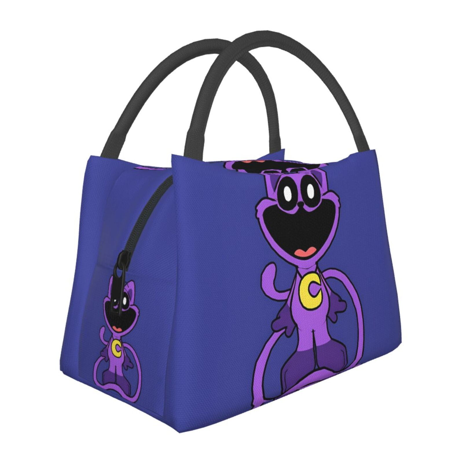 Horeoi Smiling Critters Pattern Portable Lunch Insulated Bag Lunch Bag ...