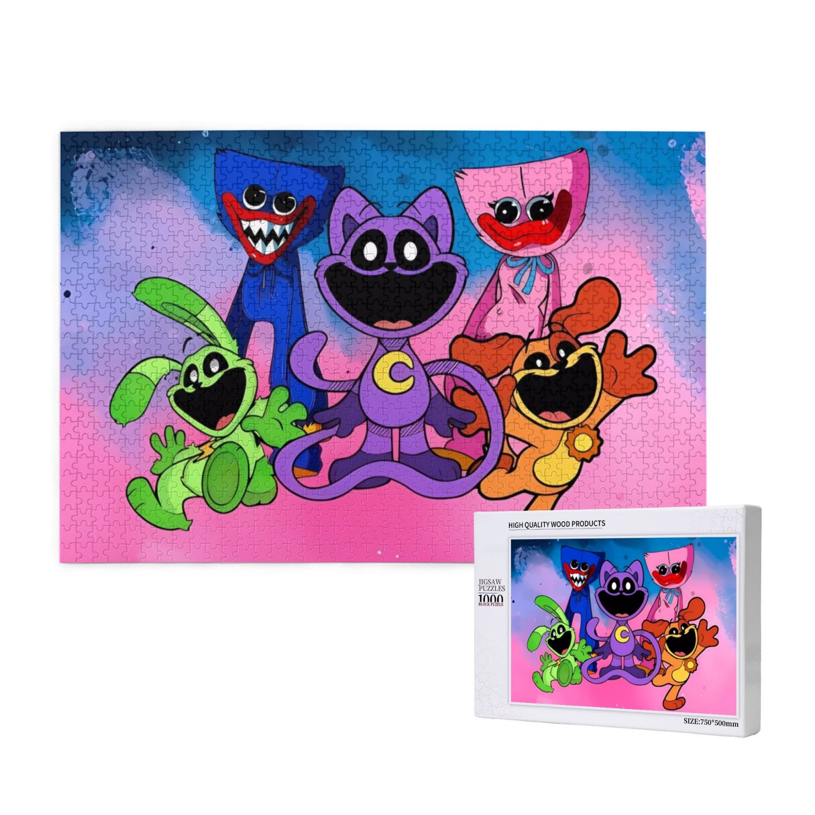 Horeoi Smiling Critters Print 1000 Piece Picture Puzzle, Enlightenment ...