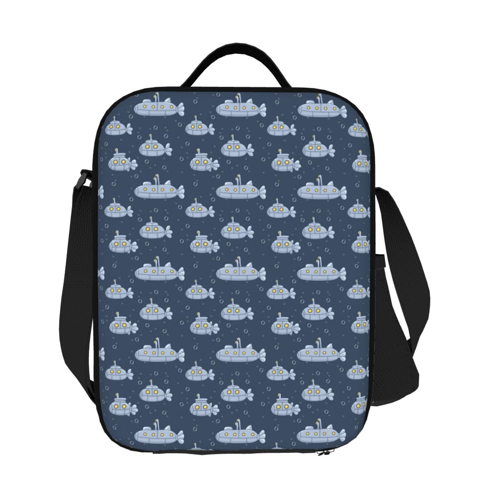 Horeoi Submarine With Periscope Pattern Insulated Thermal Lunch Bag ...