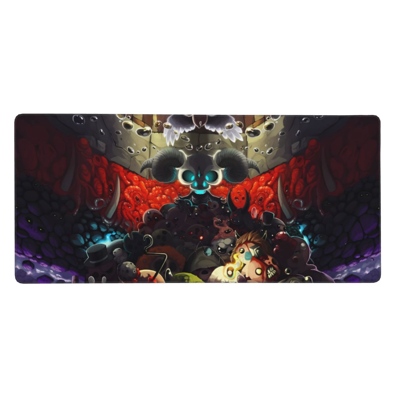 Horeoi The Binding of Isaac Print Rubber Keyboard Pad Mouse 16x35.5in ...