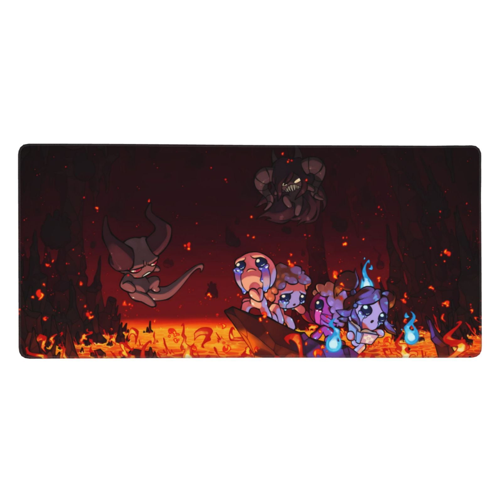 Horeoi The Binding of Isaac Print Rubber Keyboard Pad Mouse 16x35.5in ...