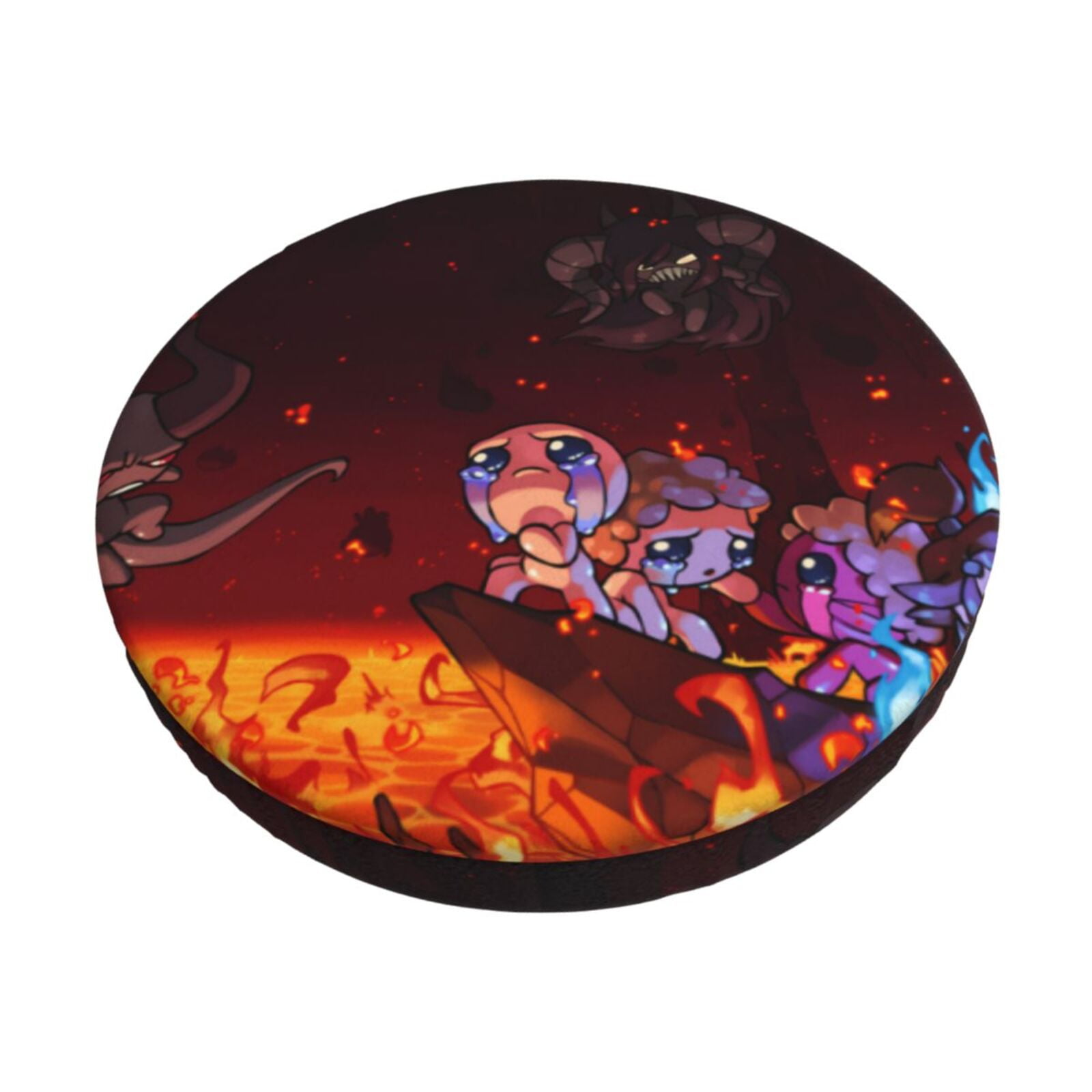 Horeoi The Binding of Isaac Print Bar Stool Cover Cushion with Elastic ...