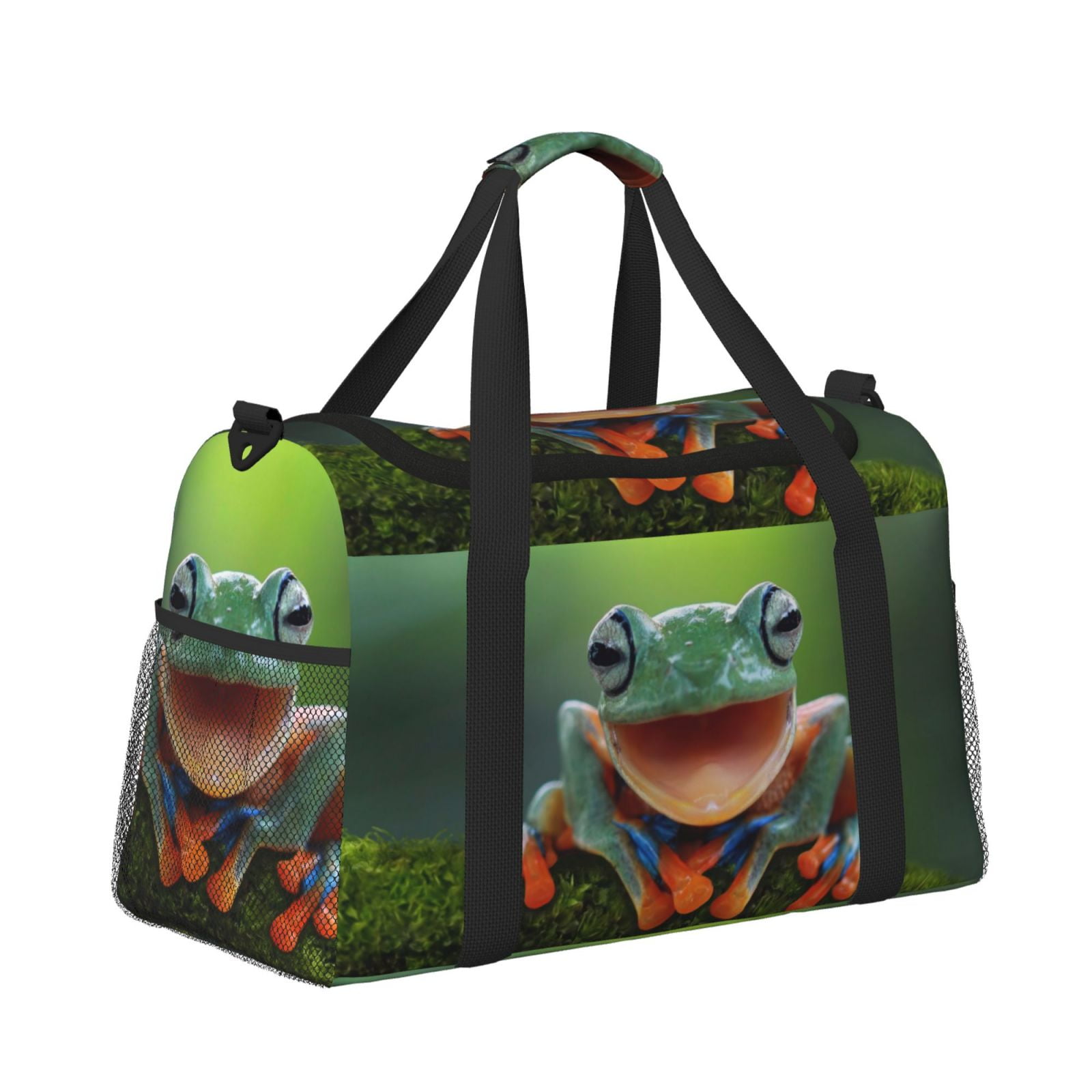 Horeoi Tree Frog for Travel Duffle Bag with Adjustable Strap - Large ...