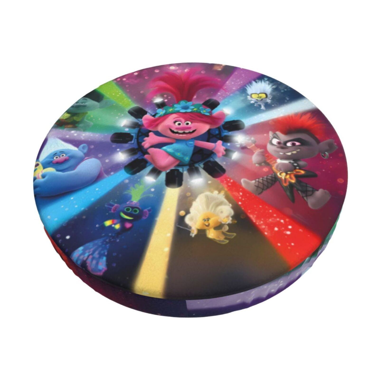 Horeoi Trolls Band Together Print Bar Stool Cover Cushion with Elastic ...
