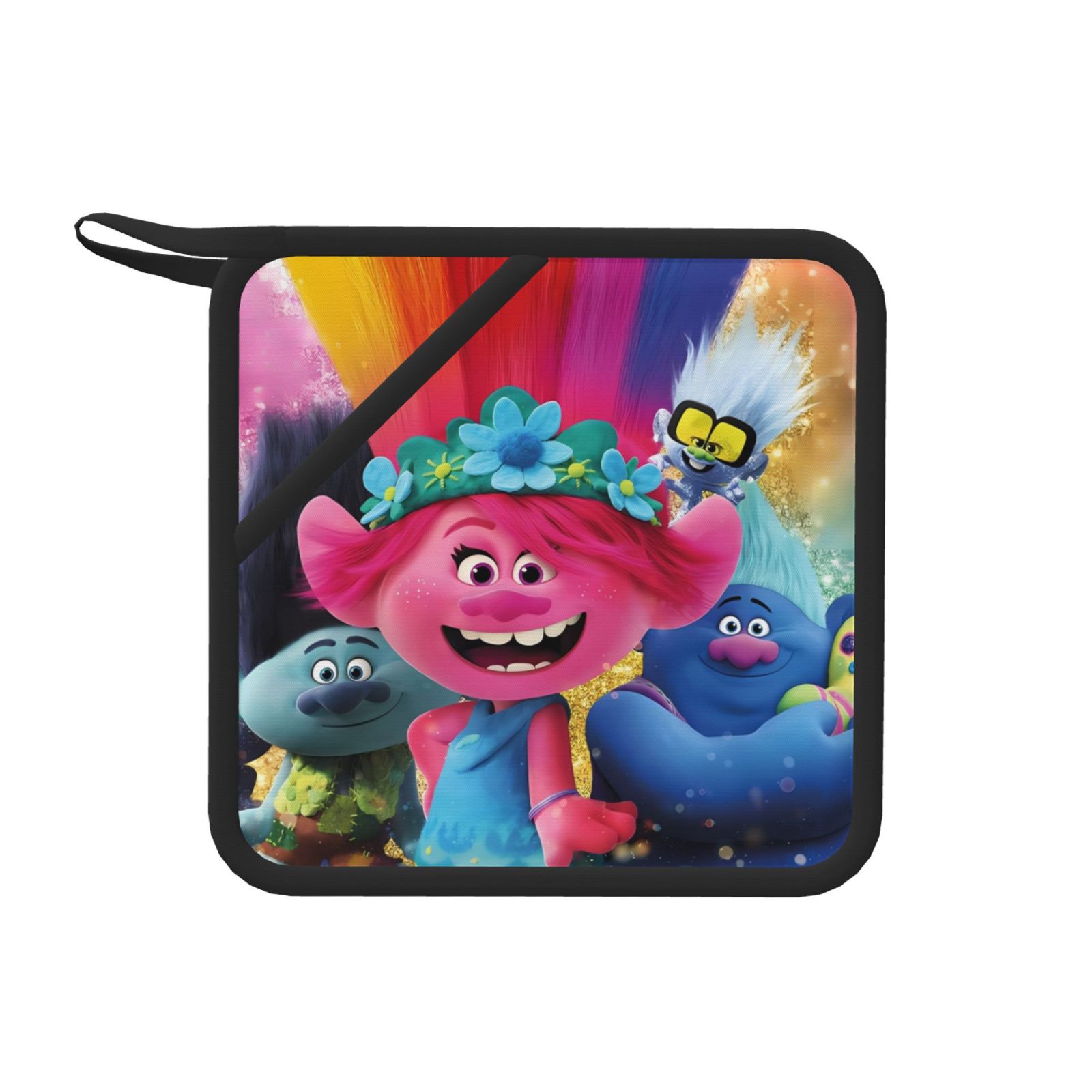 Horeoi Trolls Band Together Print Heat Resistant Mat for Air Fryer,Deep ...