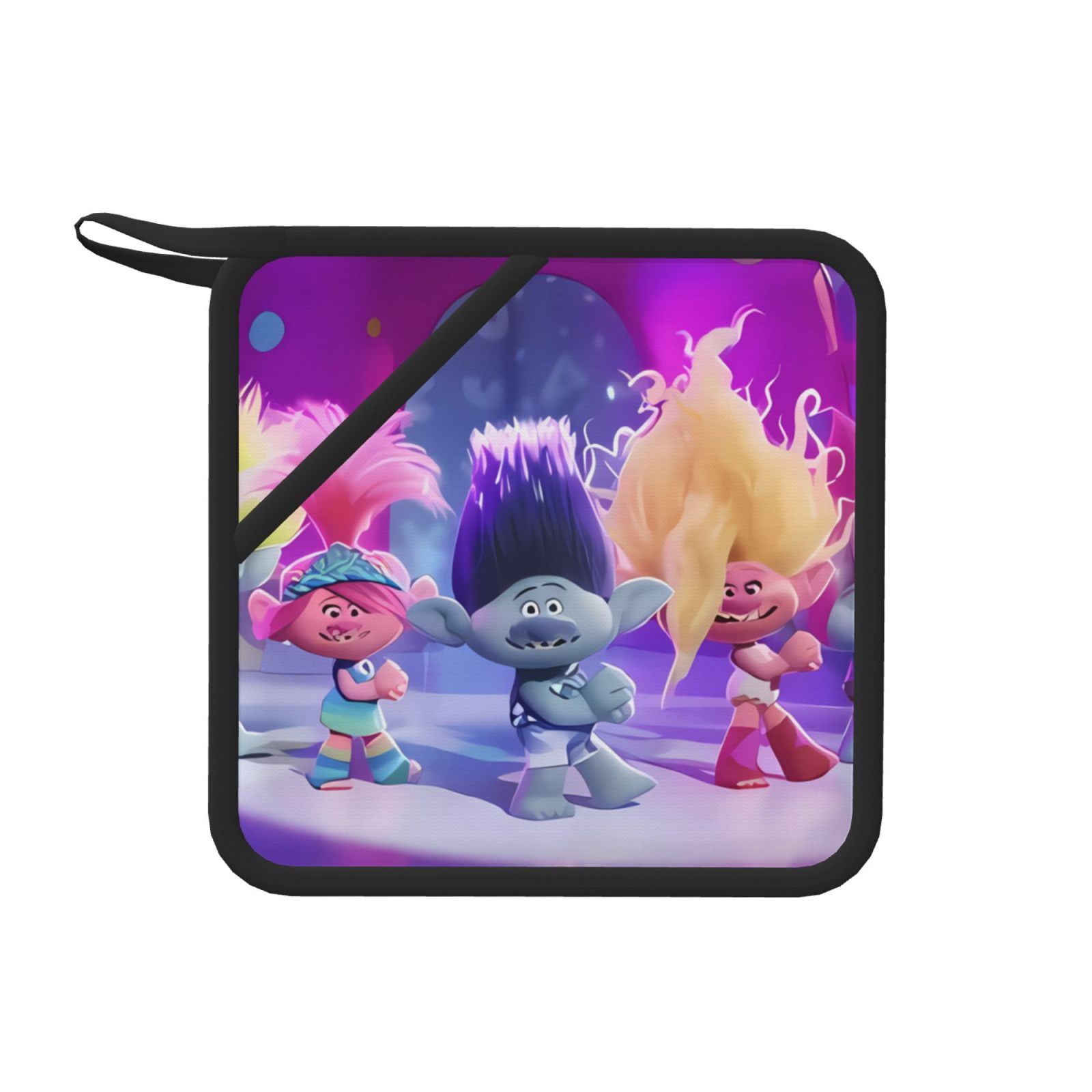 Horeoi Trolls Band Together Print Heat Resistant Mat for Air Fryer,Deep ...